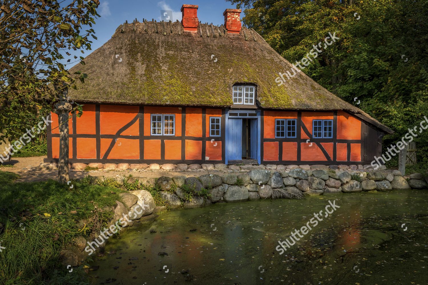 Typical Danish Blacksmiths House 1845 Open Editorial Stock Photo ...