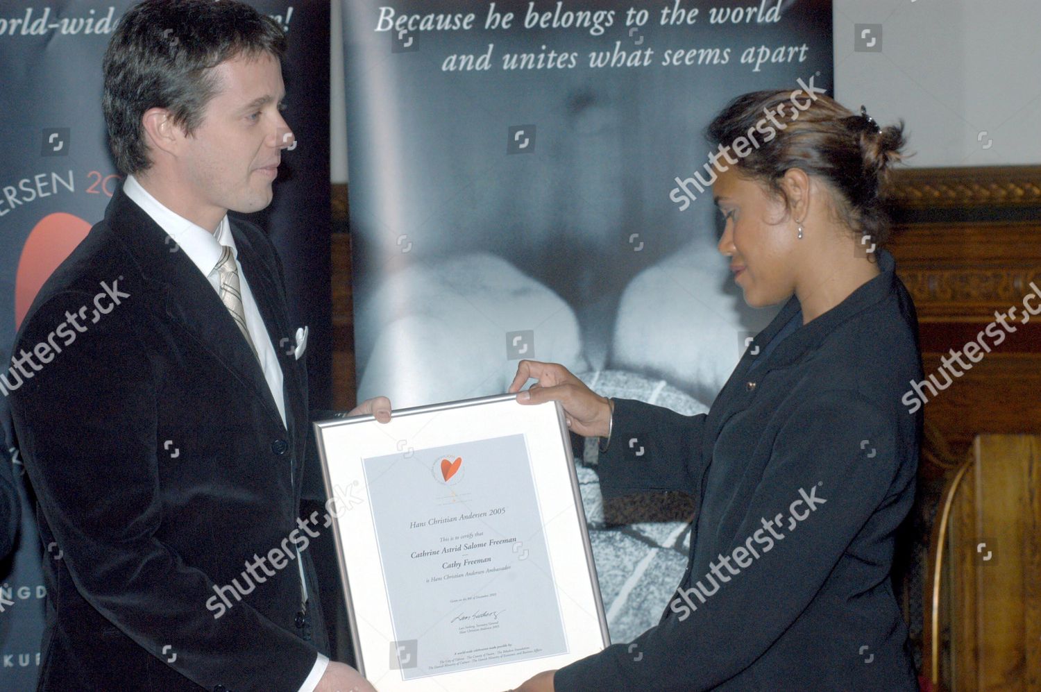Prince Frederik Cathy Freeman Editorial Stock Photo - Stock Image ...