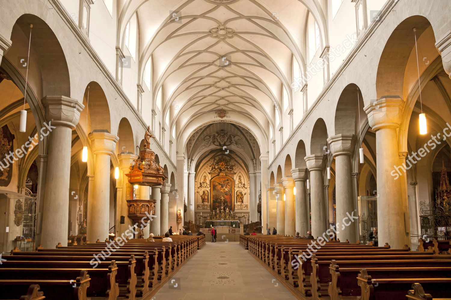 Nave Altar Constance Cathedral Cathedral Our Editorial Stock Photo ...