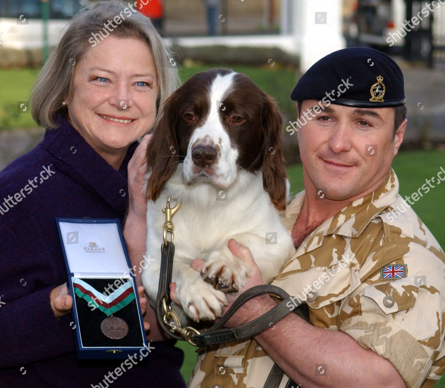 Kate Adie Buster Sergeant Danny Morgan Editorial Stock Photo - Stock ...
