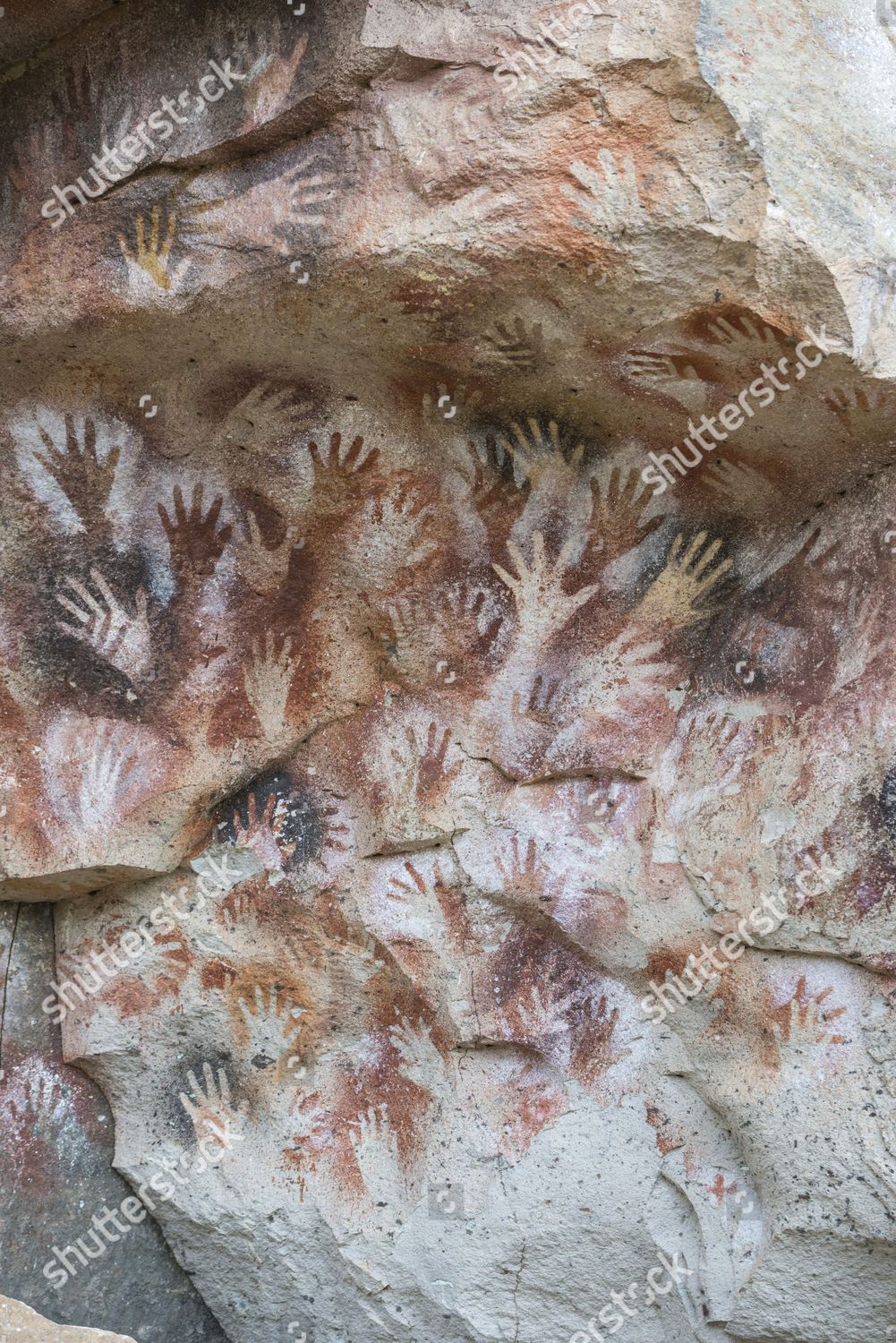 Cueva De Las Manos Cave Hands Editorial Stock Photo - Stock Image ...