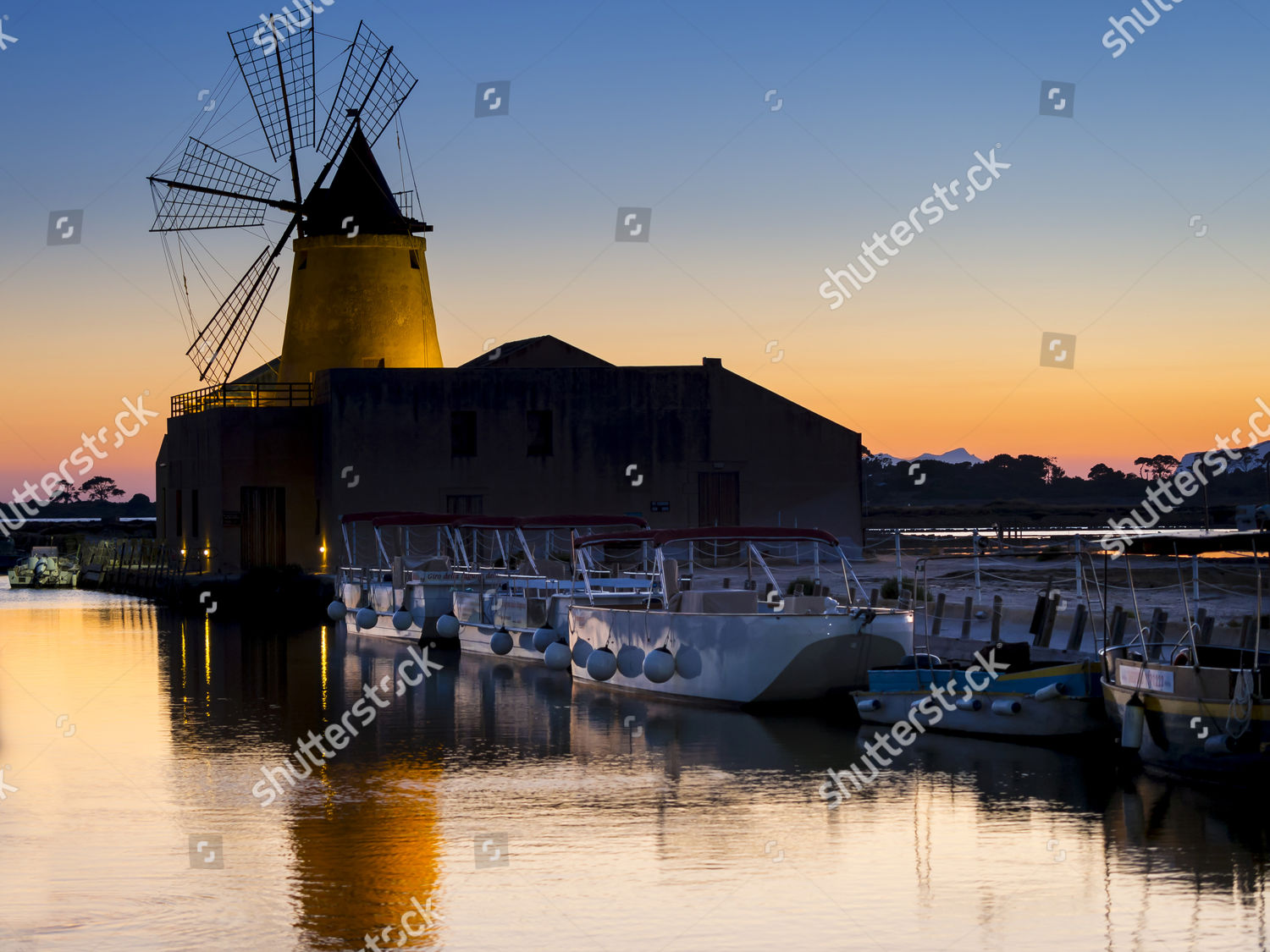 Saltworks Ettore Infersa Wind Mill Salt Editorial Stock Photo - Stock ...
