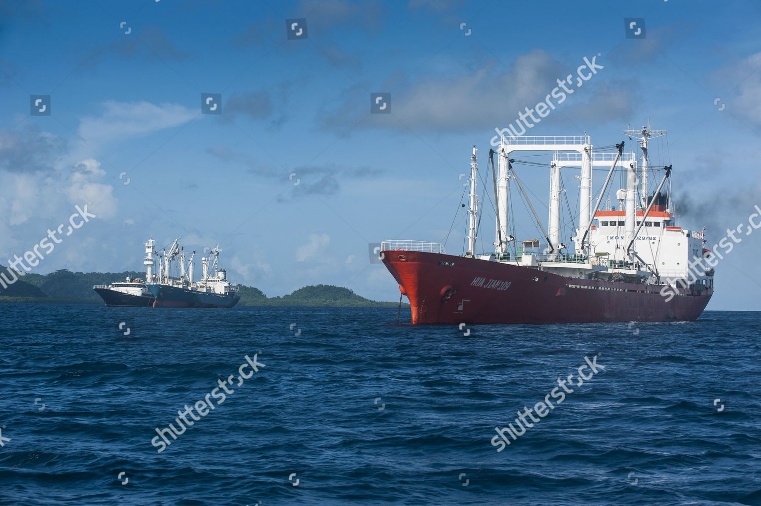 Chinese Fishing Trawlers Pohnpei Micronesia Editorial Stock Photo ...