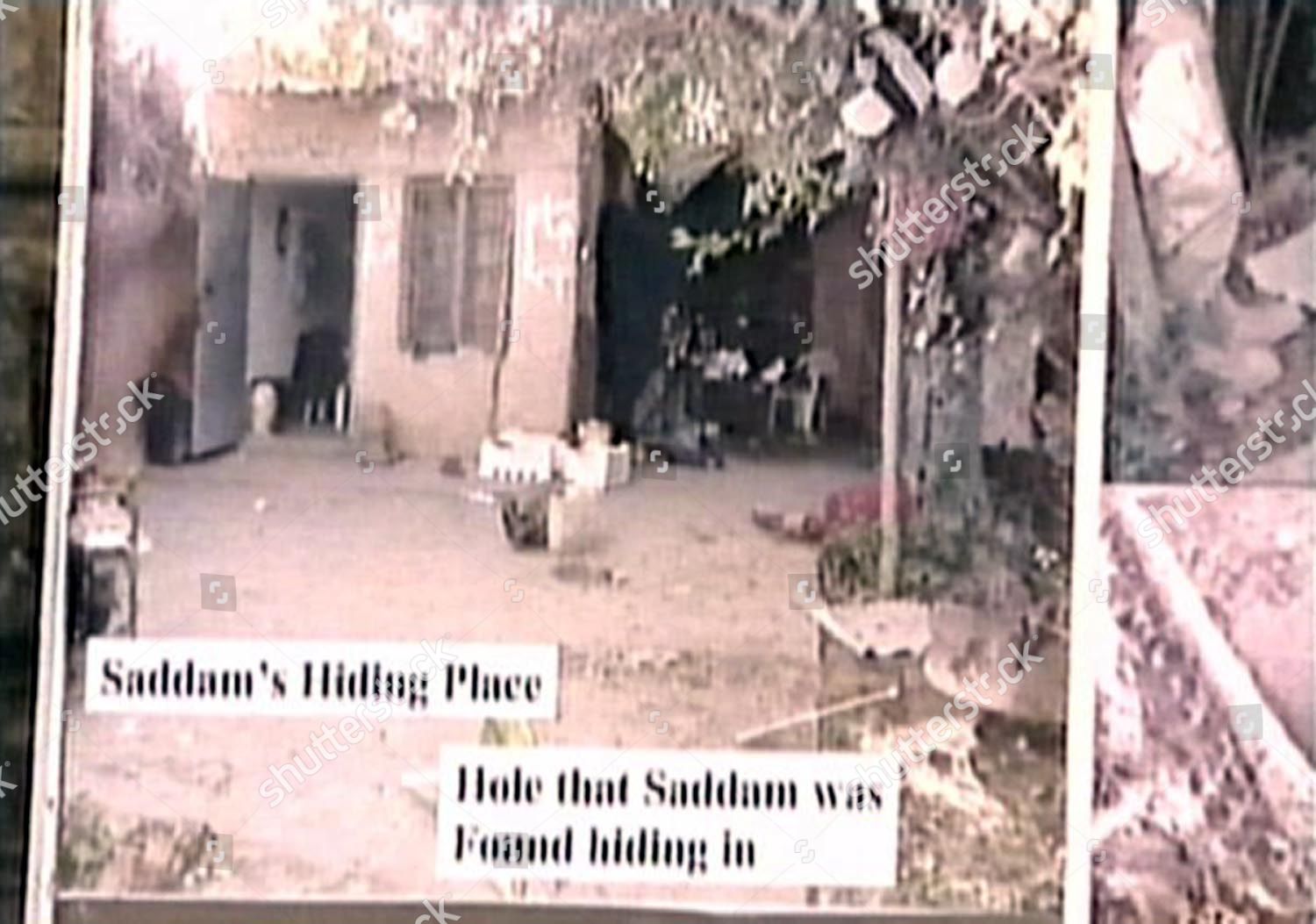 Hiding Place Saddam Hussein Al Dawr Editorial Stock Photo - Stock Image ...