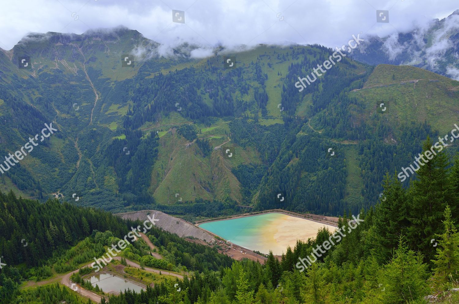 Sedimentation Pool Sludge Pond Mining Area Editorial Stock Photo ...