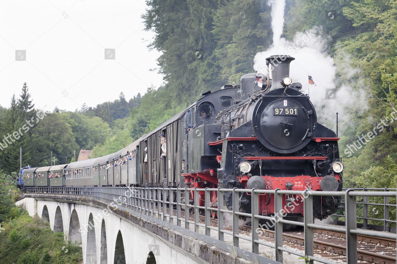 Wieslauftalbahn Railway Rudersberg Swabian Forest Baden Editorial Stock ...