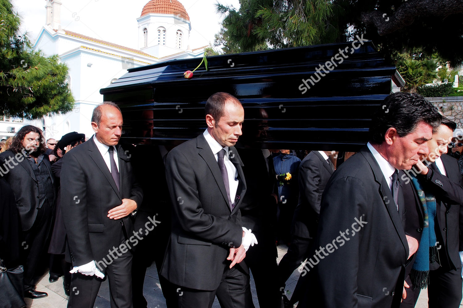 Pallbearers Carry Coffin Editorial Stock Photo - Stock Image | Shutterstock