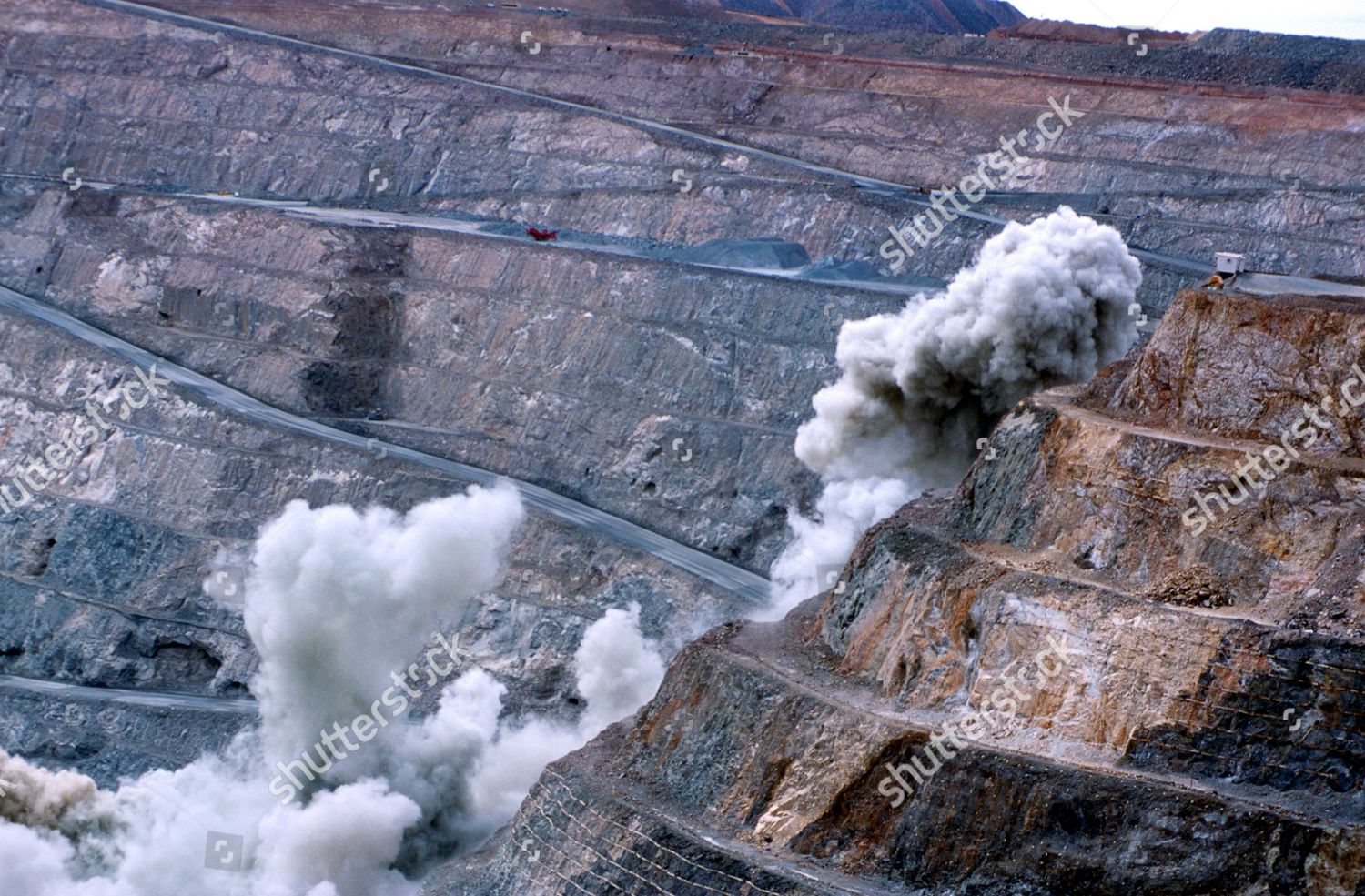 Blasting Superpit Open Cut Gold Mine Editorial Stock Photo - Stock ...