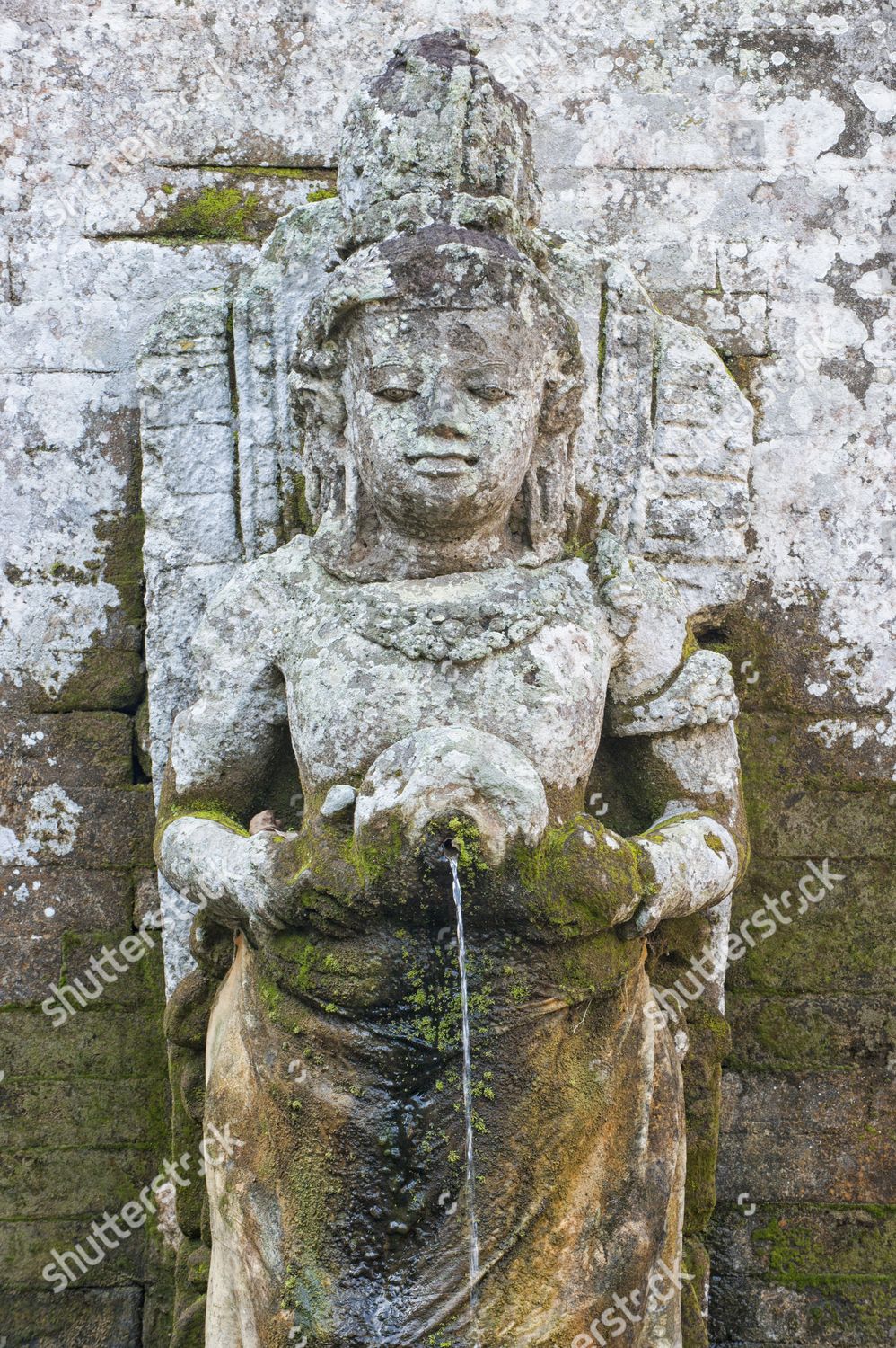 Carved Granite Statue Ritual Bathing Pool Editorial Stock Photo - Stock ...