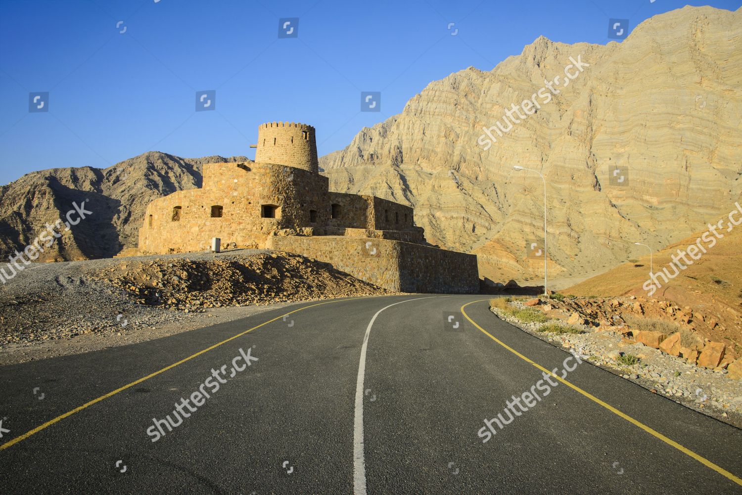 Bukha Castle Bukha Musandam Oman Editorial Stock Photo - Stock Image ...