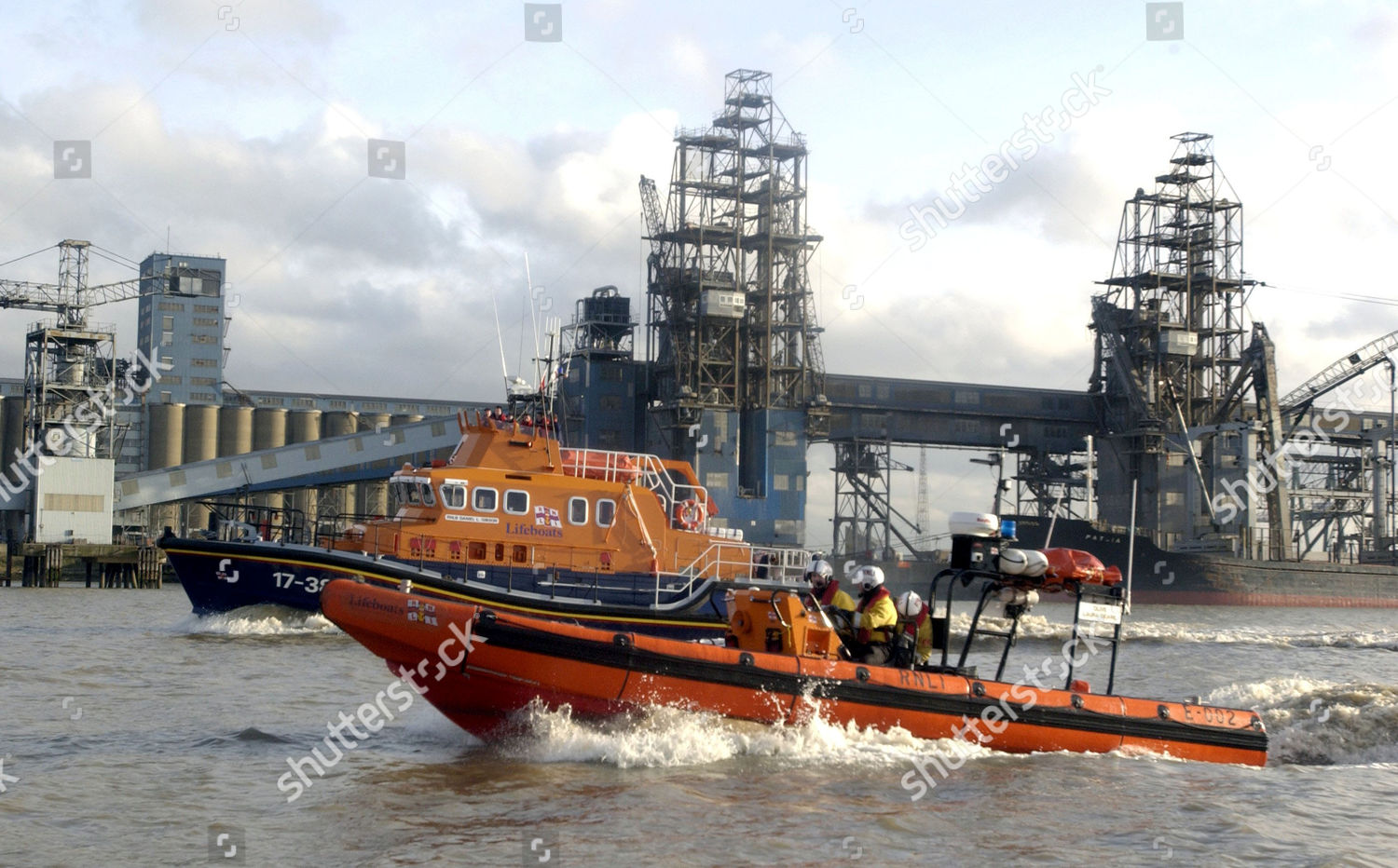 Rnli Lifeboatmen Stationed Gravesend Atlantic 75 Editorial Stock Photo ...