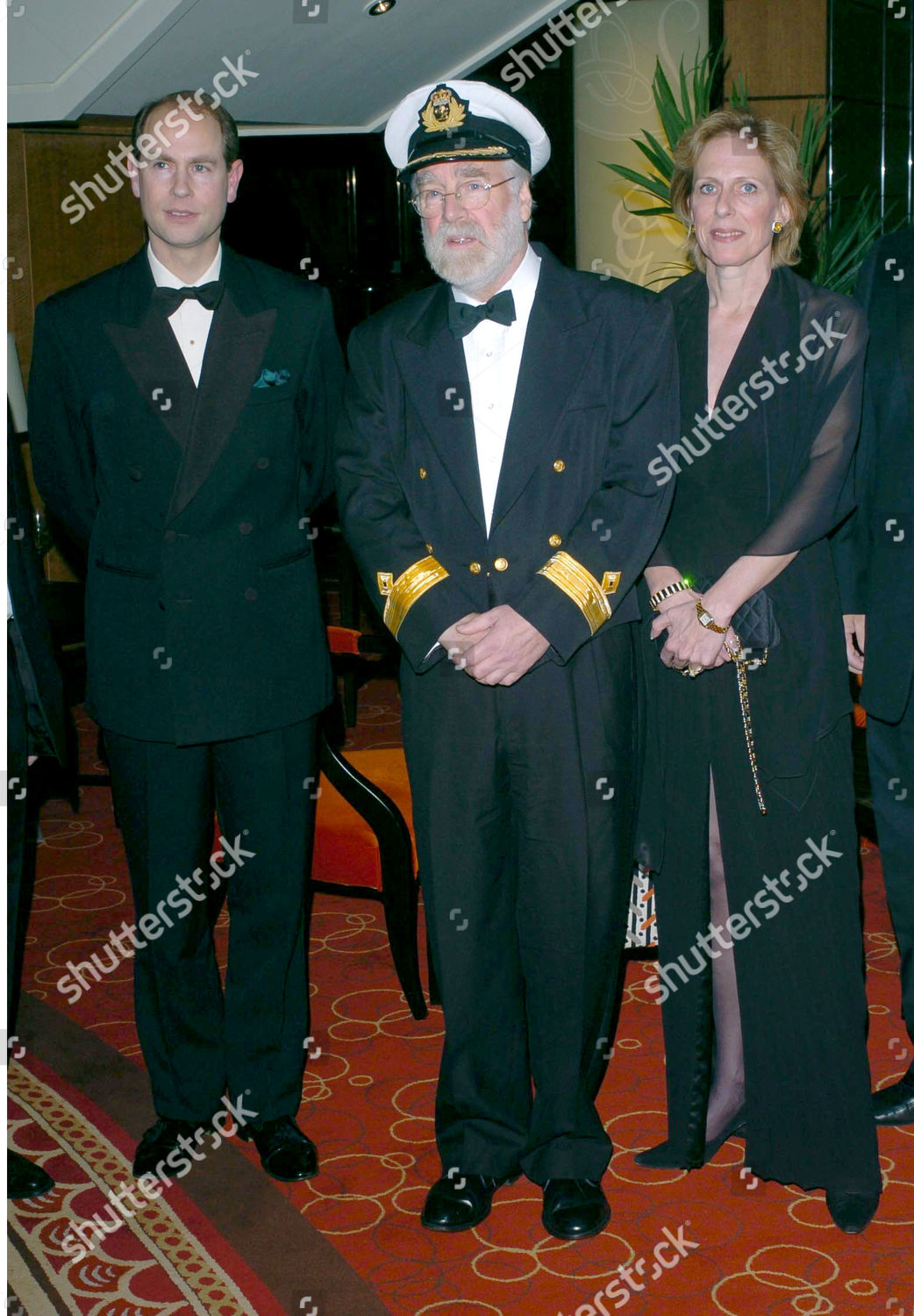 L R Prince Edward Commodore Ronald Editorial Stock Photo - Stock Image ...