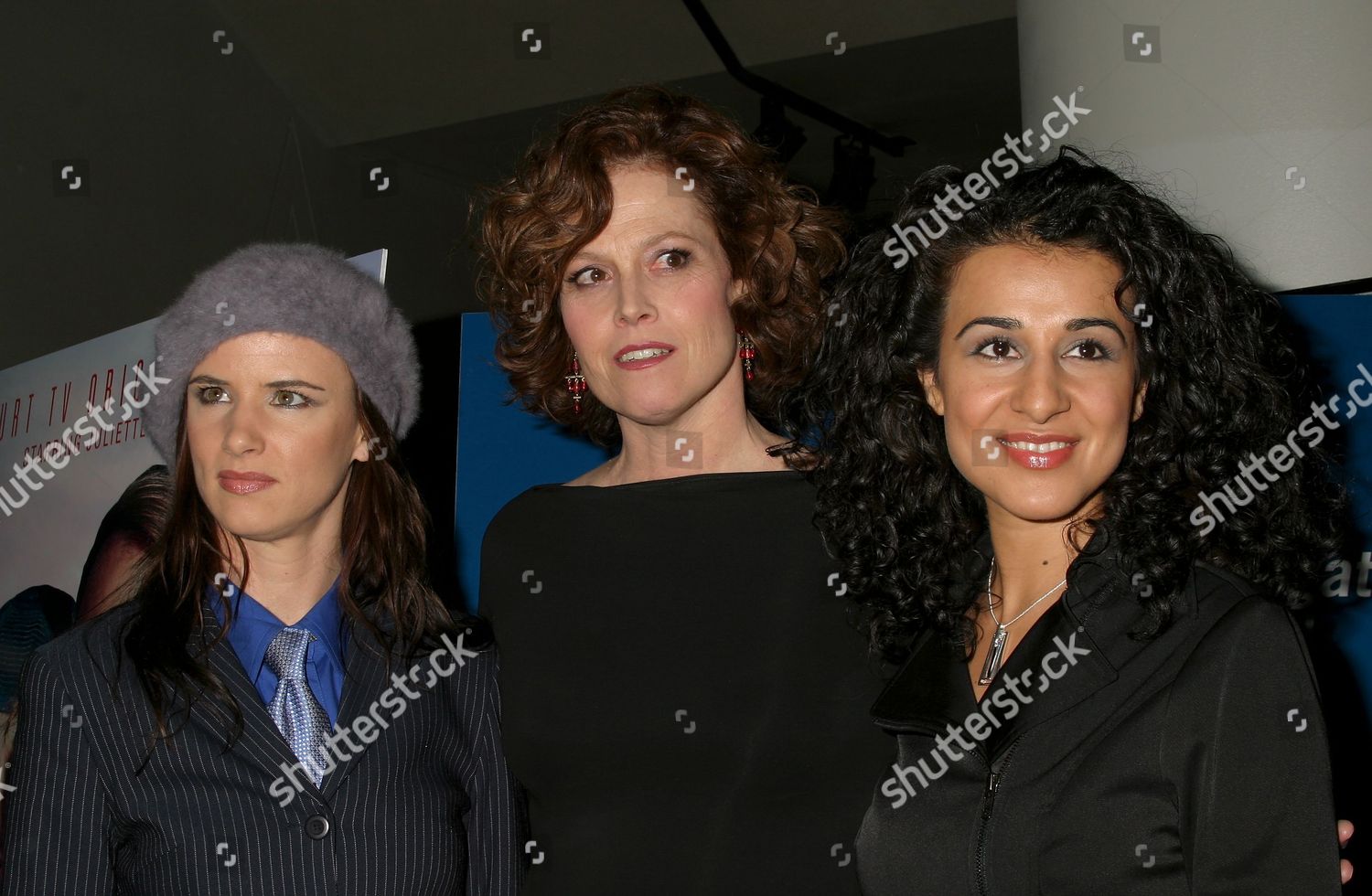 Juliette Lewis Sigourney Weaver Layla Alizada Editorial Stock Photo ...