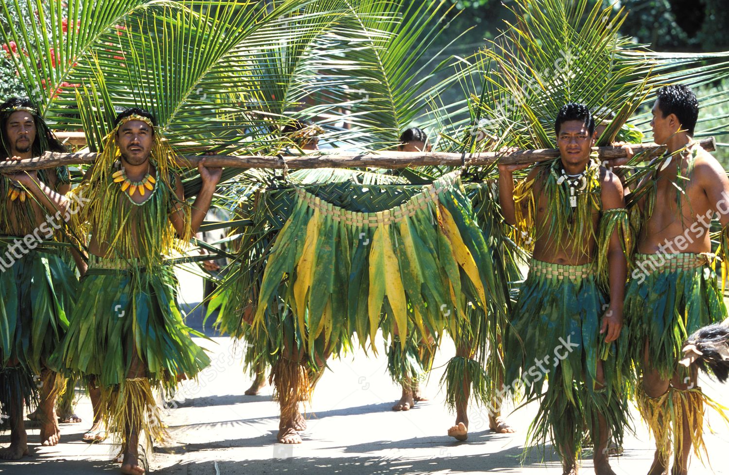 Preparations Traditional Umu Banquet Hiva Oa Editorial Stock Photo ...