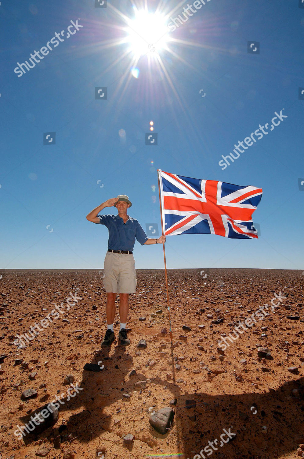 Brits Have Landed Richard Shears Holding Editorial Stock Photo - Stock ...
