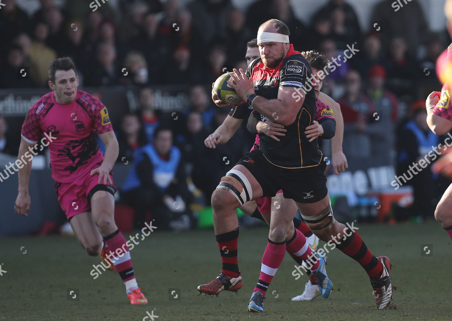 Dragons Rynard Landman Charges Forward Editorial Stock Photo - Stock ...