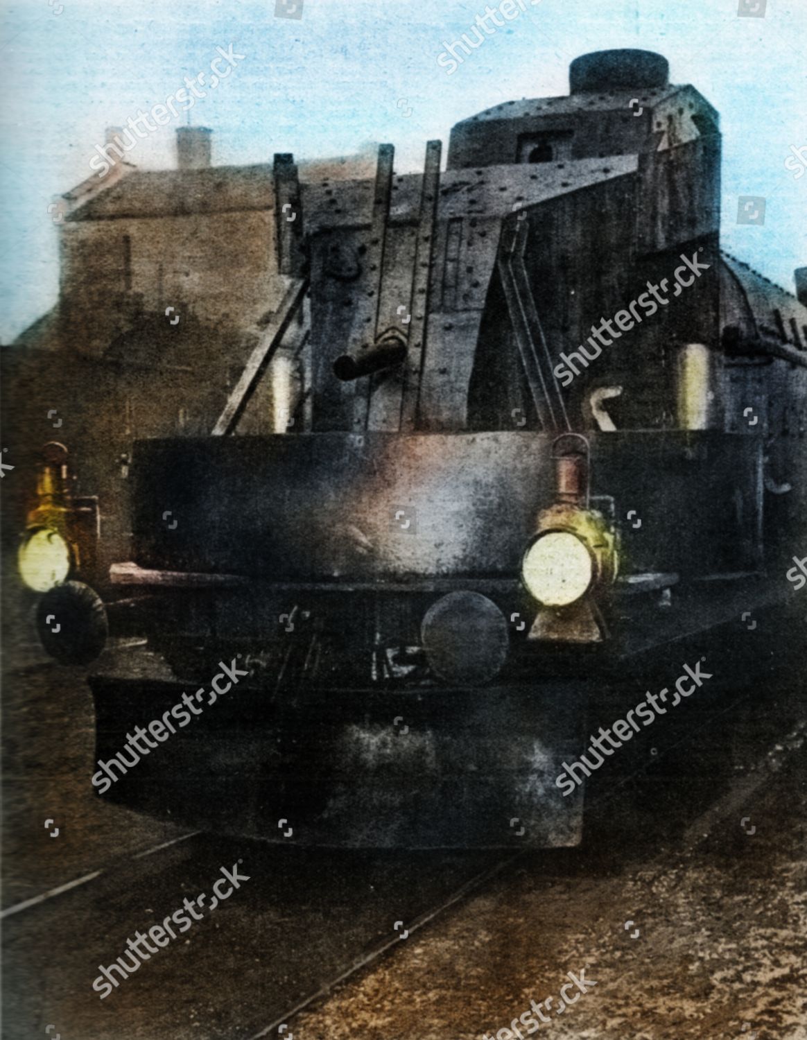 Juggernaut West Huns Giant War Train Editorial Stock Photo - Stock ...