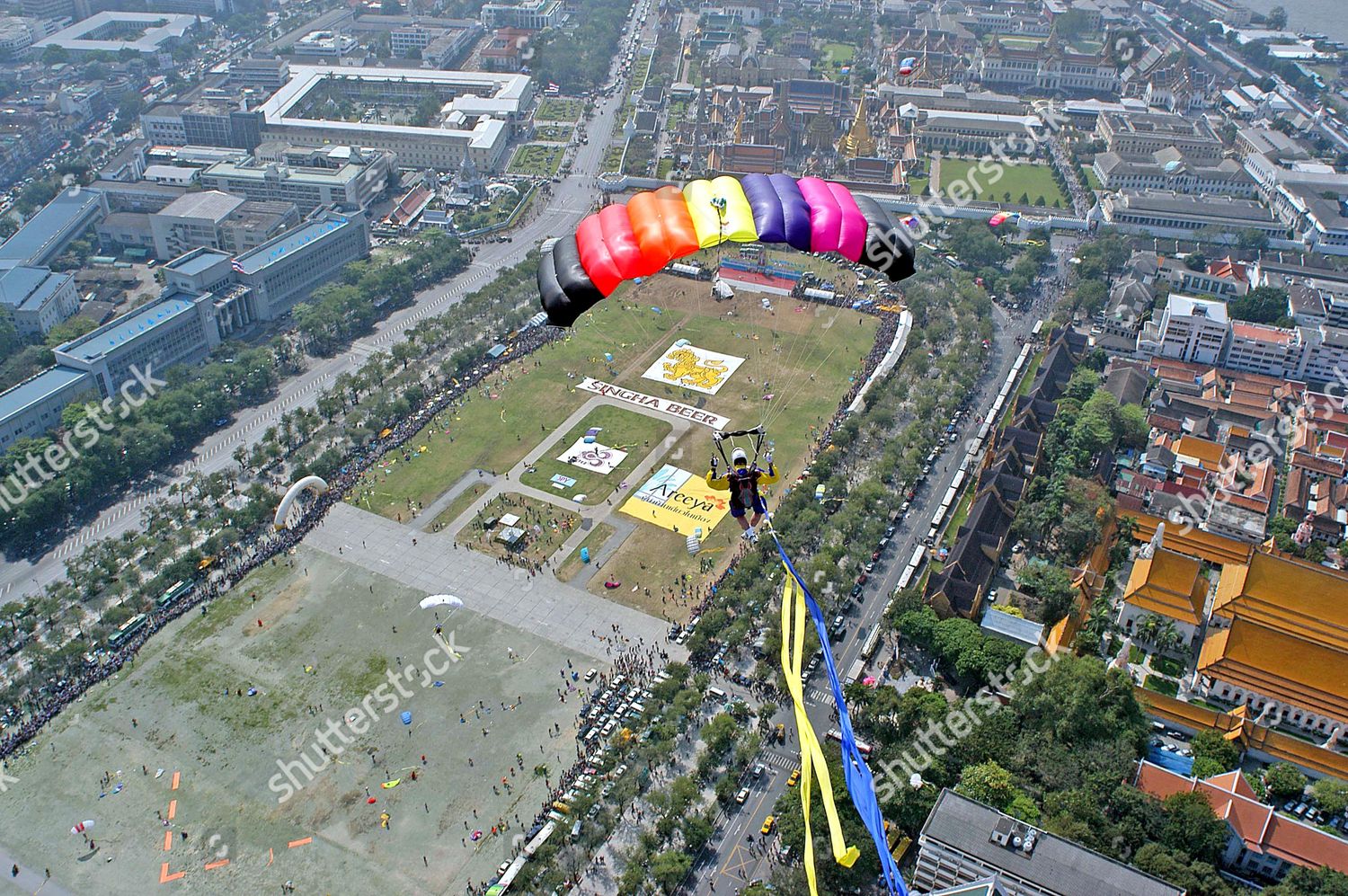 World Record Mass Freefall Jump Landing Editorial Stock Photo - Stock ...