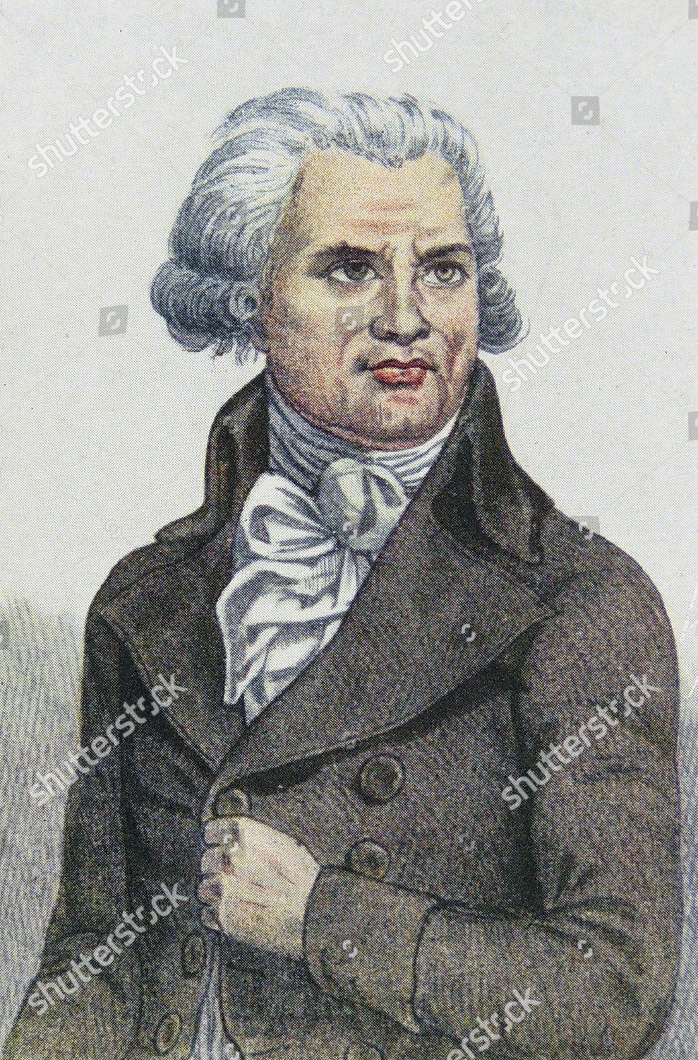 Georges Jacques Danton 17591794 French Revolutionary Editorial Stock ...