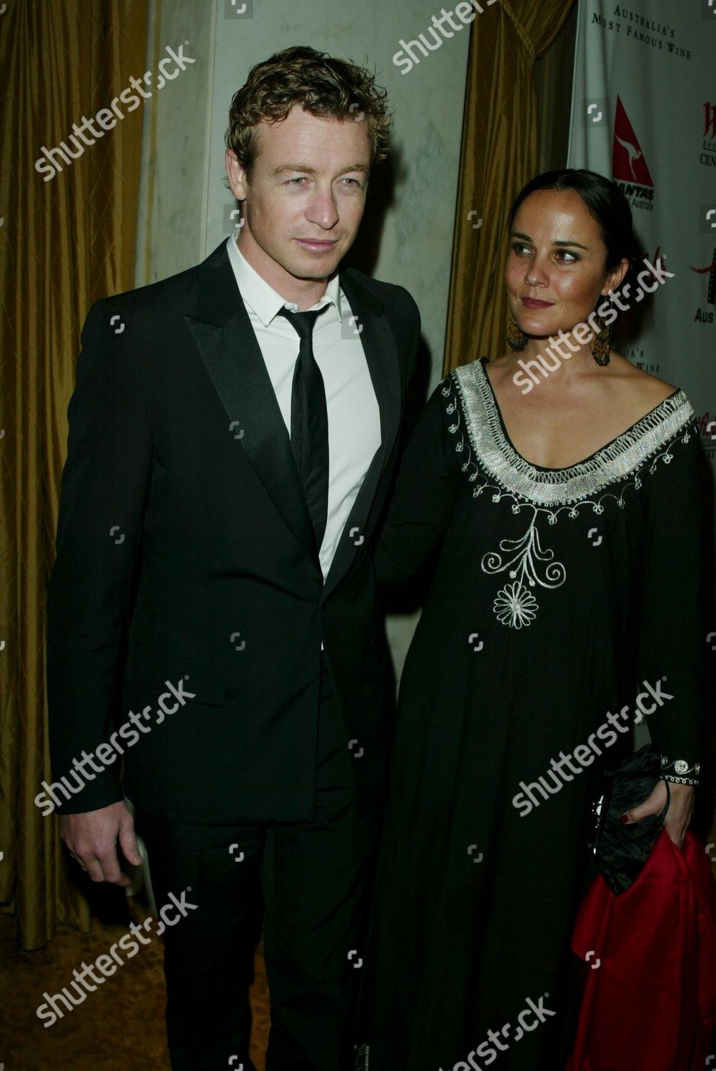 Simon Baker Wife Editorial Stock Photo - Stock Image | Shutterstock