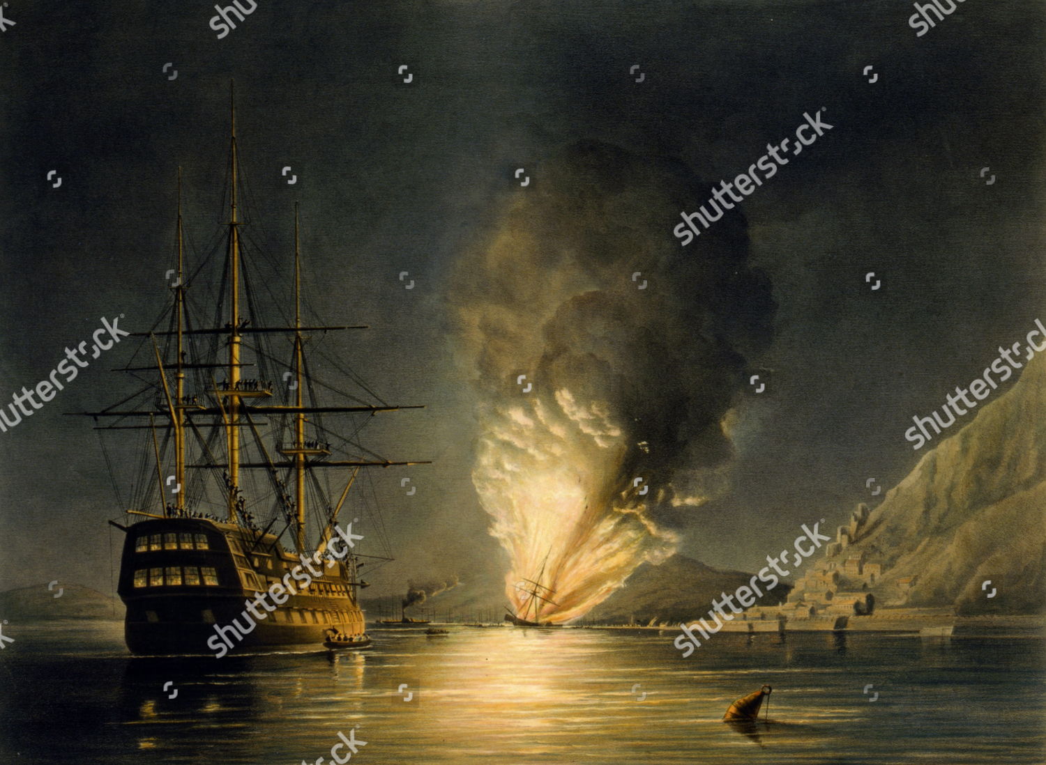 Crew Hms Malabar Foreground Left Watch Editorial Stock Photo - Stock ...