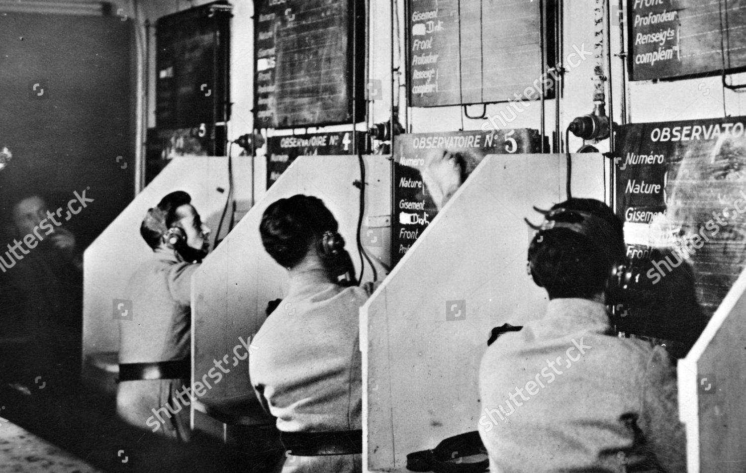 World War Two French Soldiers Communications Editorial Stock Photo ...