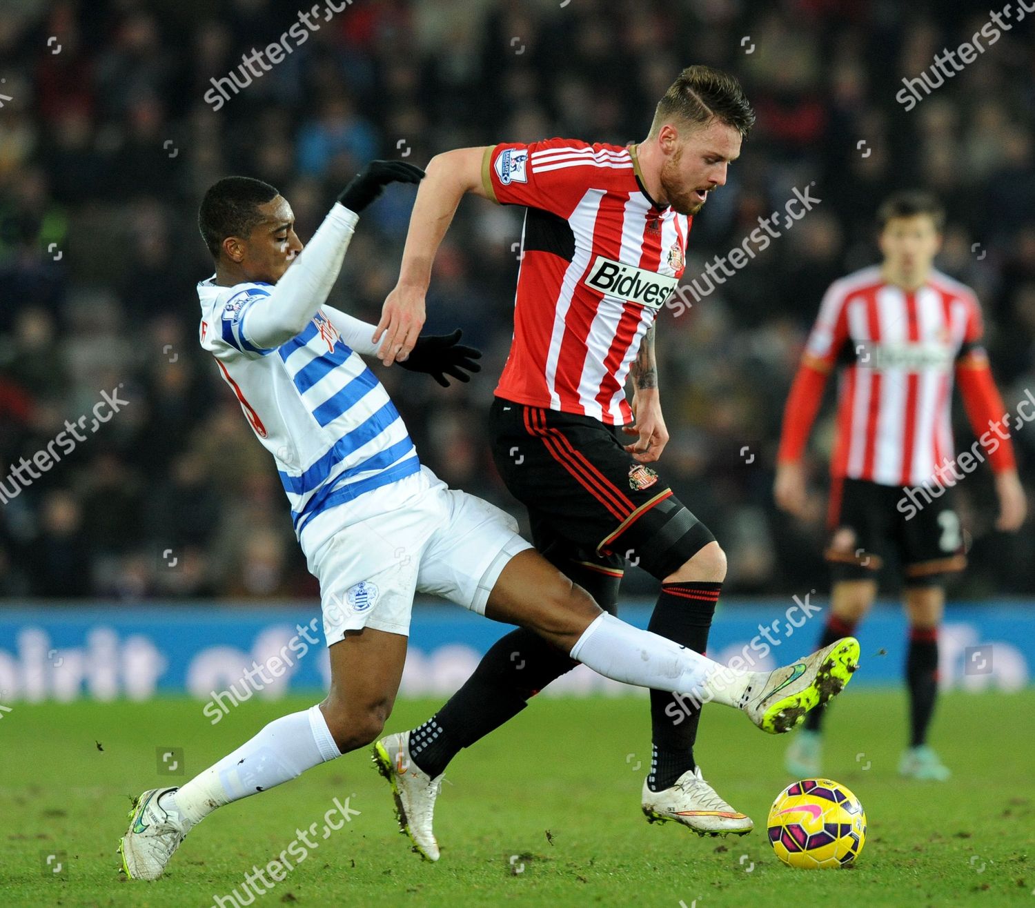 Leroy Fer Qpr Challenges Connor Wickham Editorial Stock Photo - Stock ...