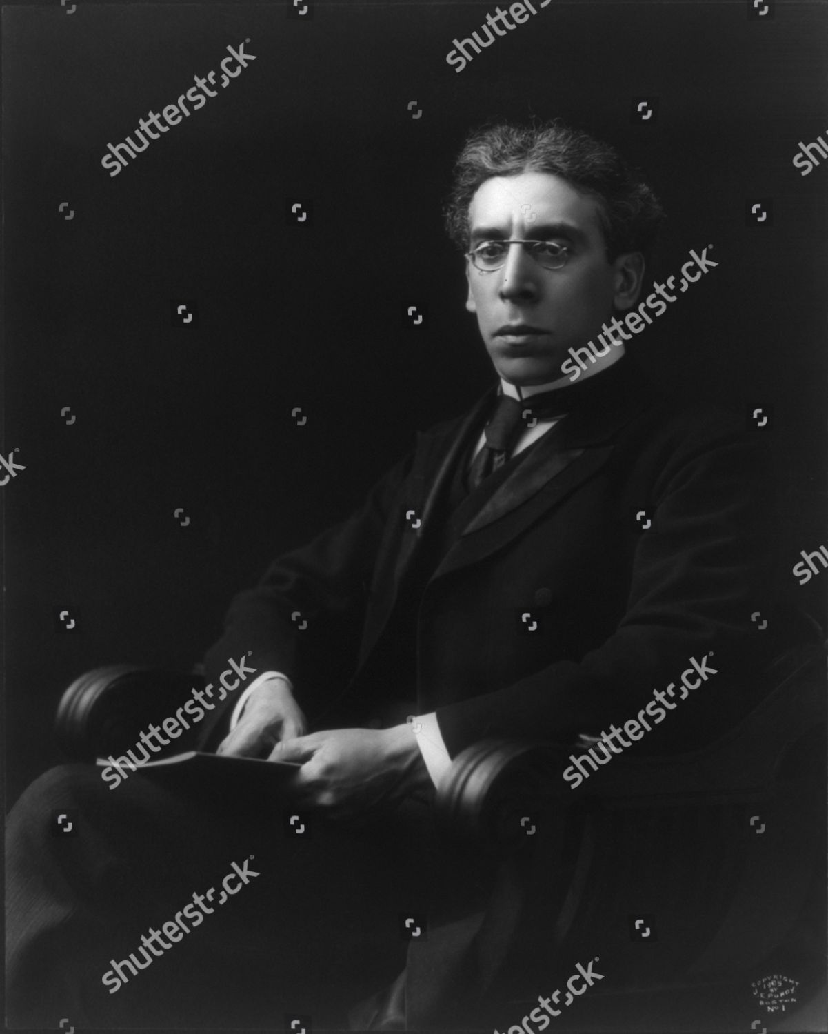 Israel Zangwill 18641926 English Playwright Novelist Editorial Stock ...