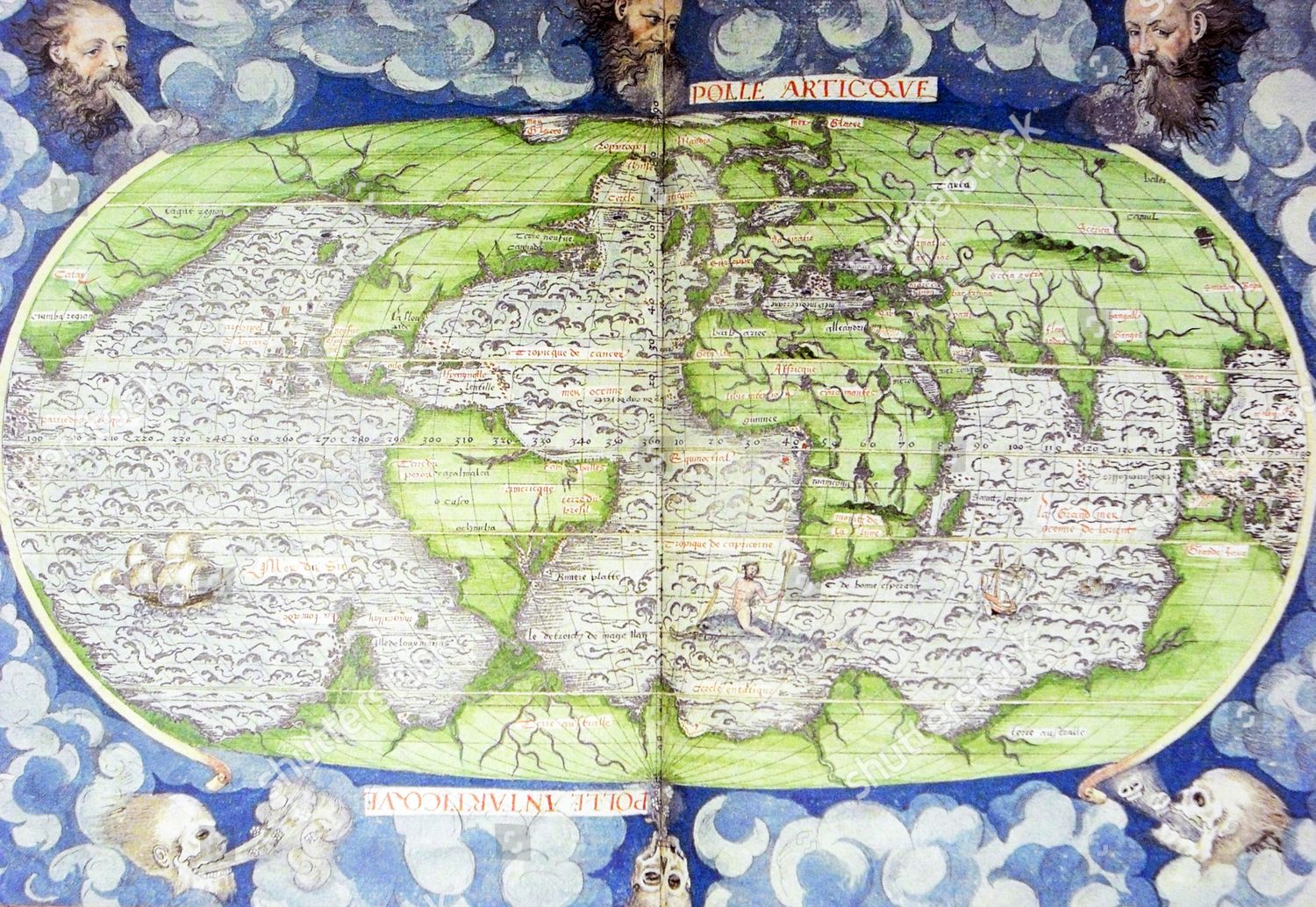 Old Maps Of The World From 1500s