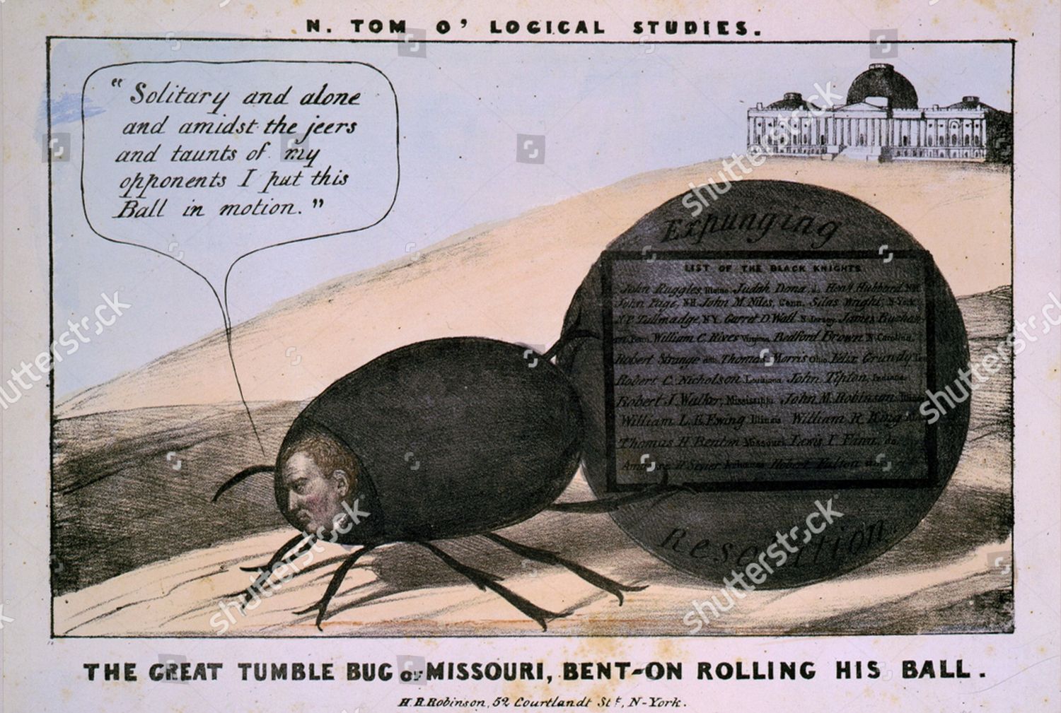 Great Tumble Bug Missouri Benton Rollin Editorial Stock Photo - Stock ...