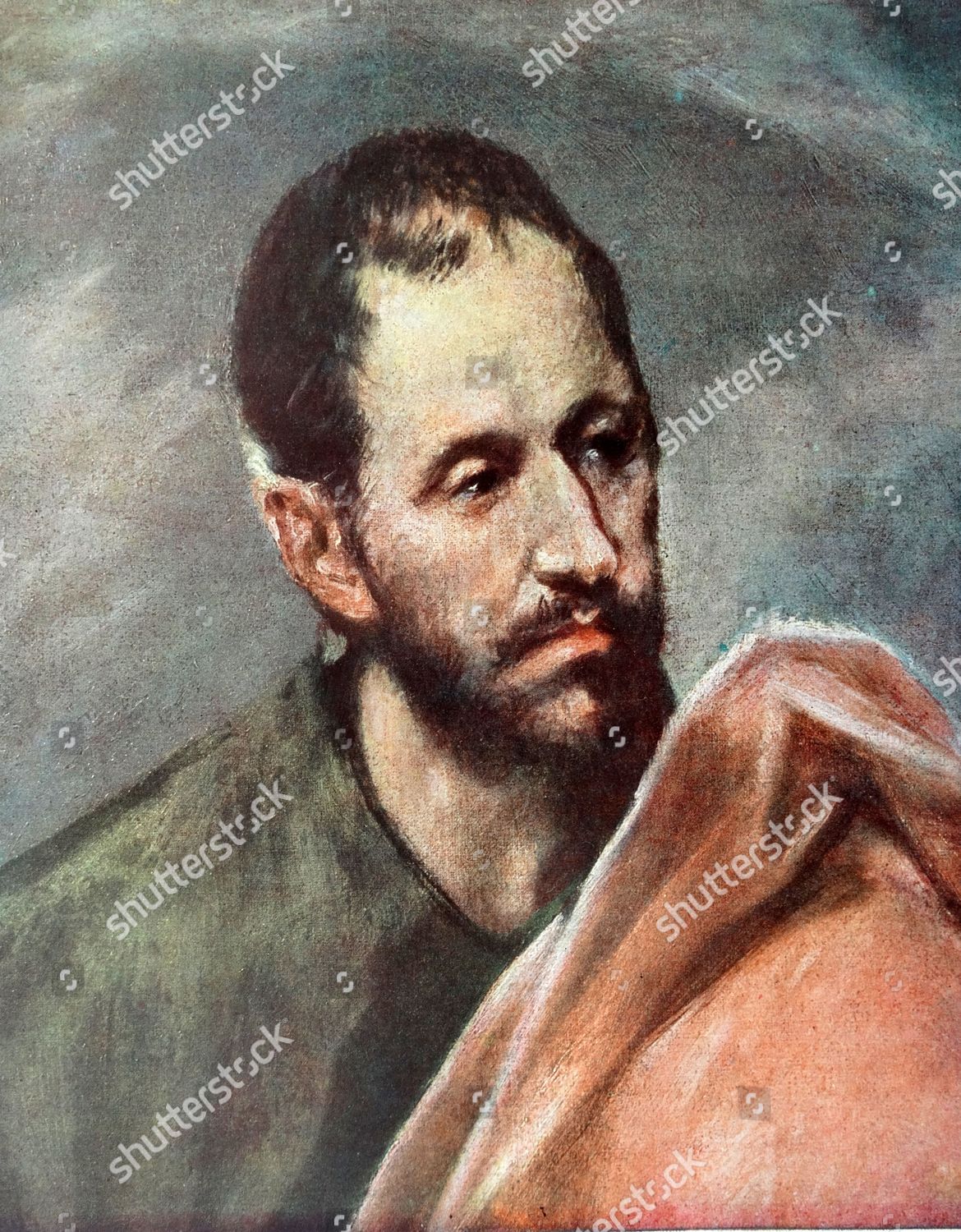 Selfportrait El Greco Apostle James Less Editorial Stock Photo - Stock ...