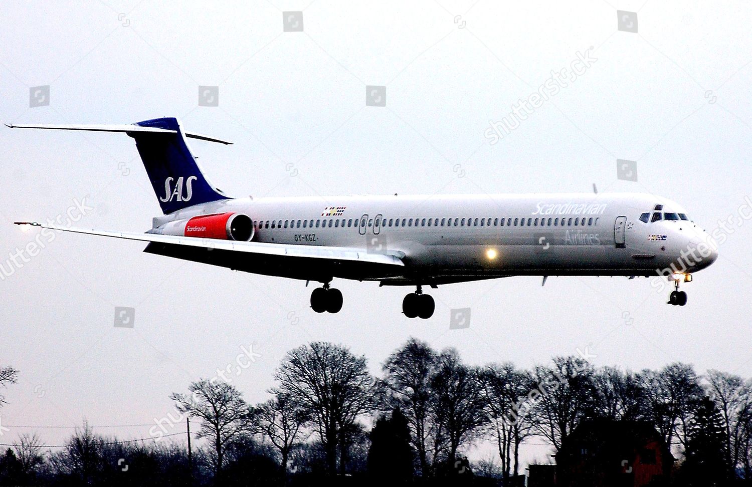 Scandinavian Airlines Aircraft Editorial Stock Photo - Stock Image ...