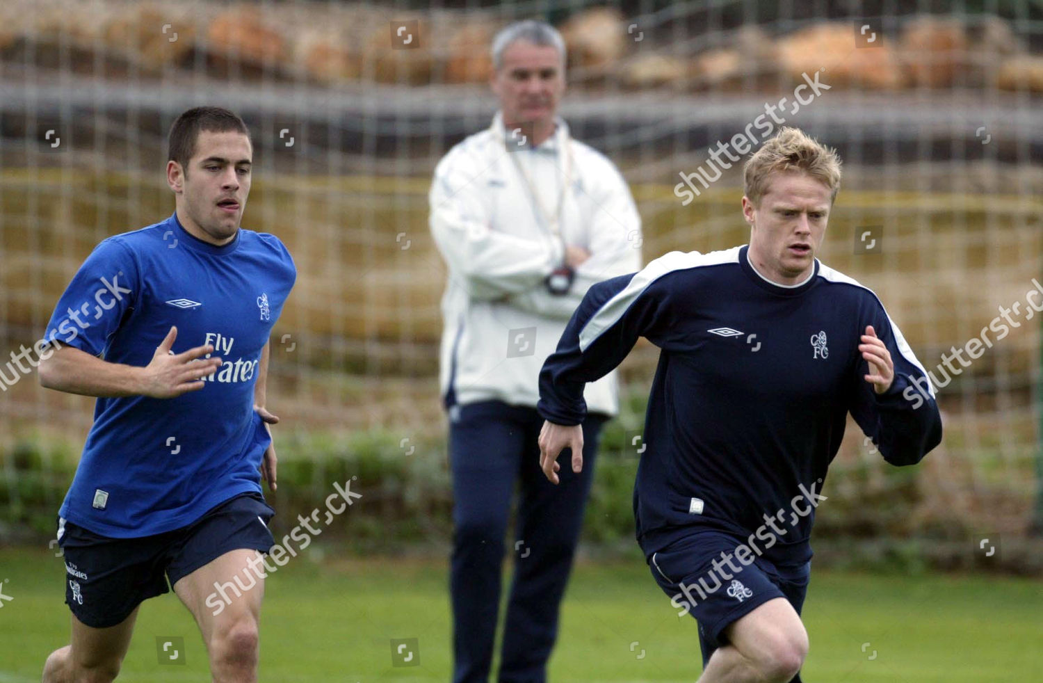 Joe Cole Damien Duff Watched By Editorial Stock Photo - Stock Image ...
