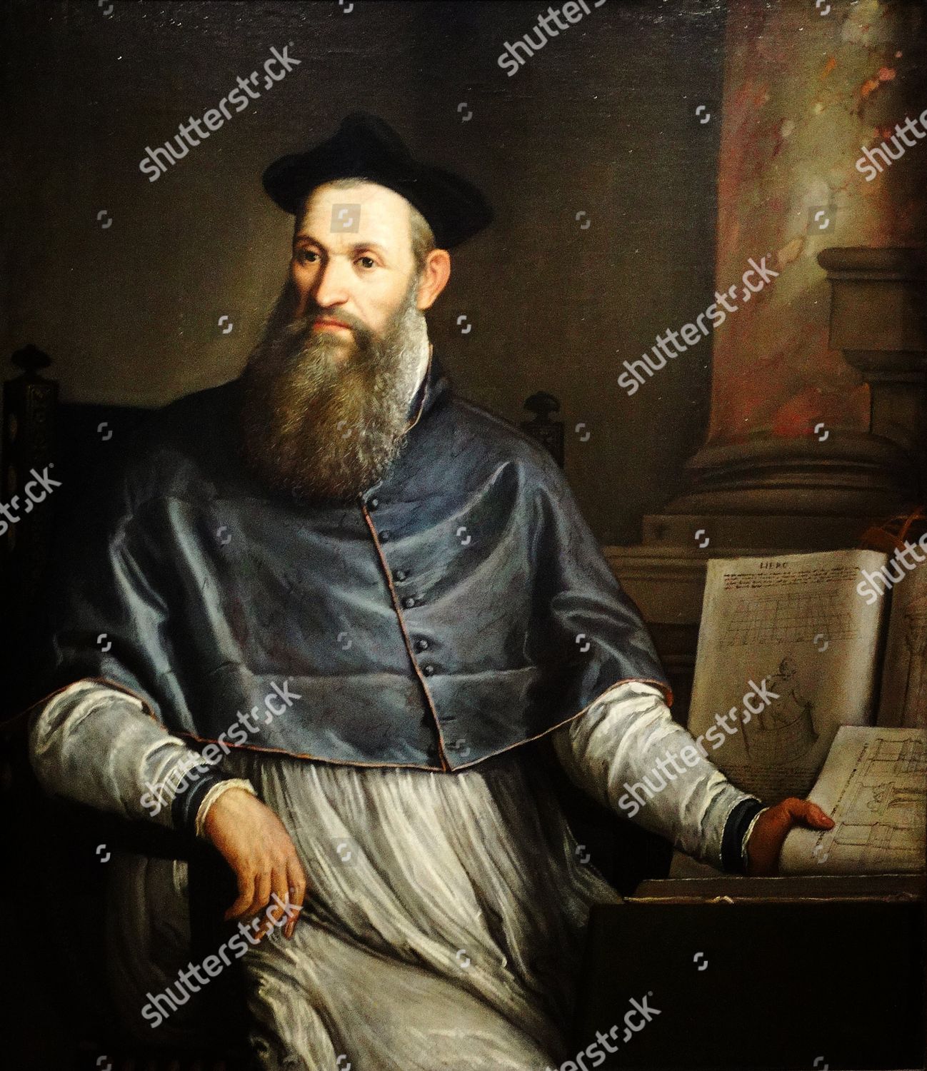 Portrait Daniele Barbaro Painted By Paolo Editorial Stock Photo - Stock ...