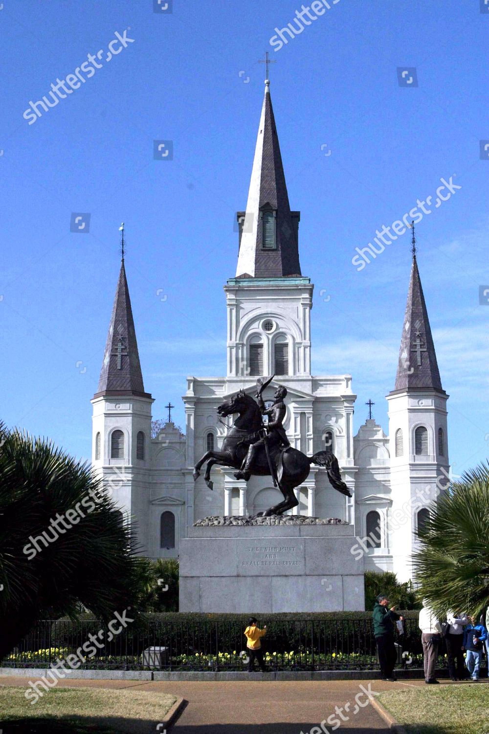 Andrew Jackson Statue Jackson Square Cathedral Editorial Stock Photo ...