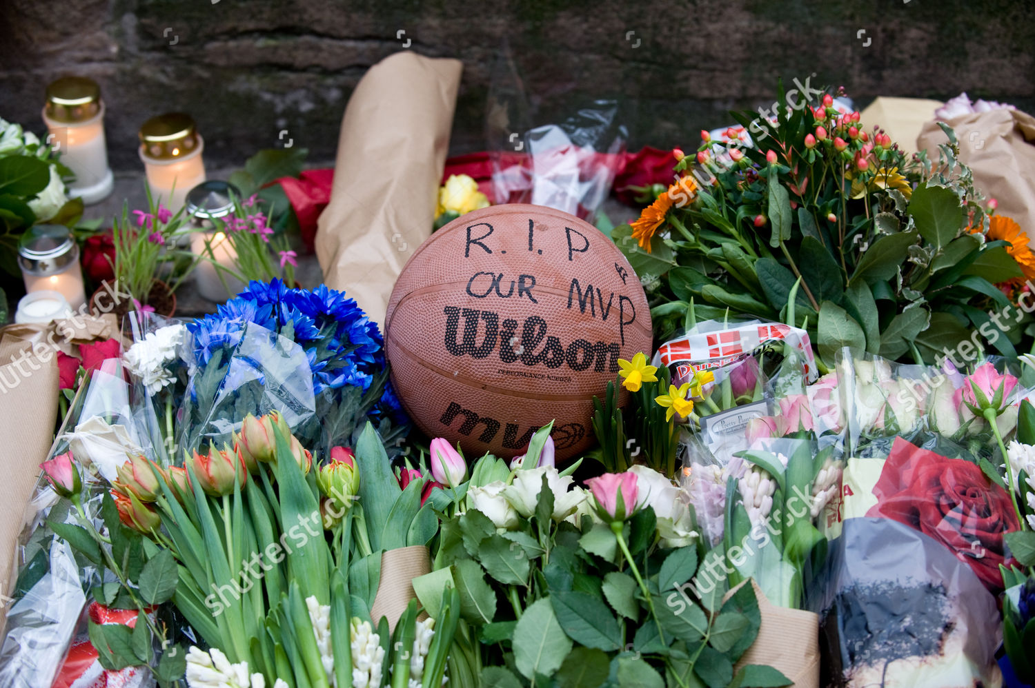 Tributes Outside Synagogue Where Dan Uzan Editorial Stock Photo - Stock ...