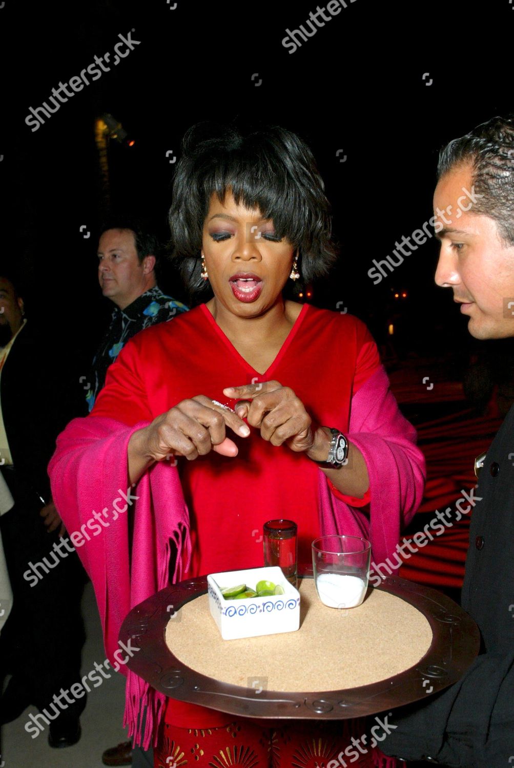 Oprah Winfrey Salting Tequila Shot Editorial Stock Photo - Stock Image ...