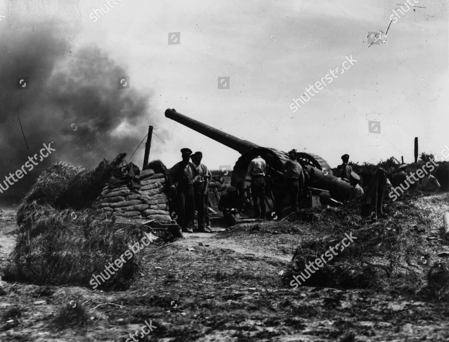 Battle Albert 6inch Gun Firing July Editorial Stock Photo - Stock Image ...
