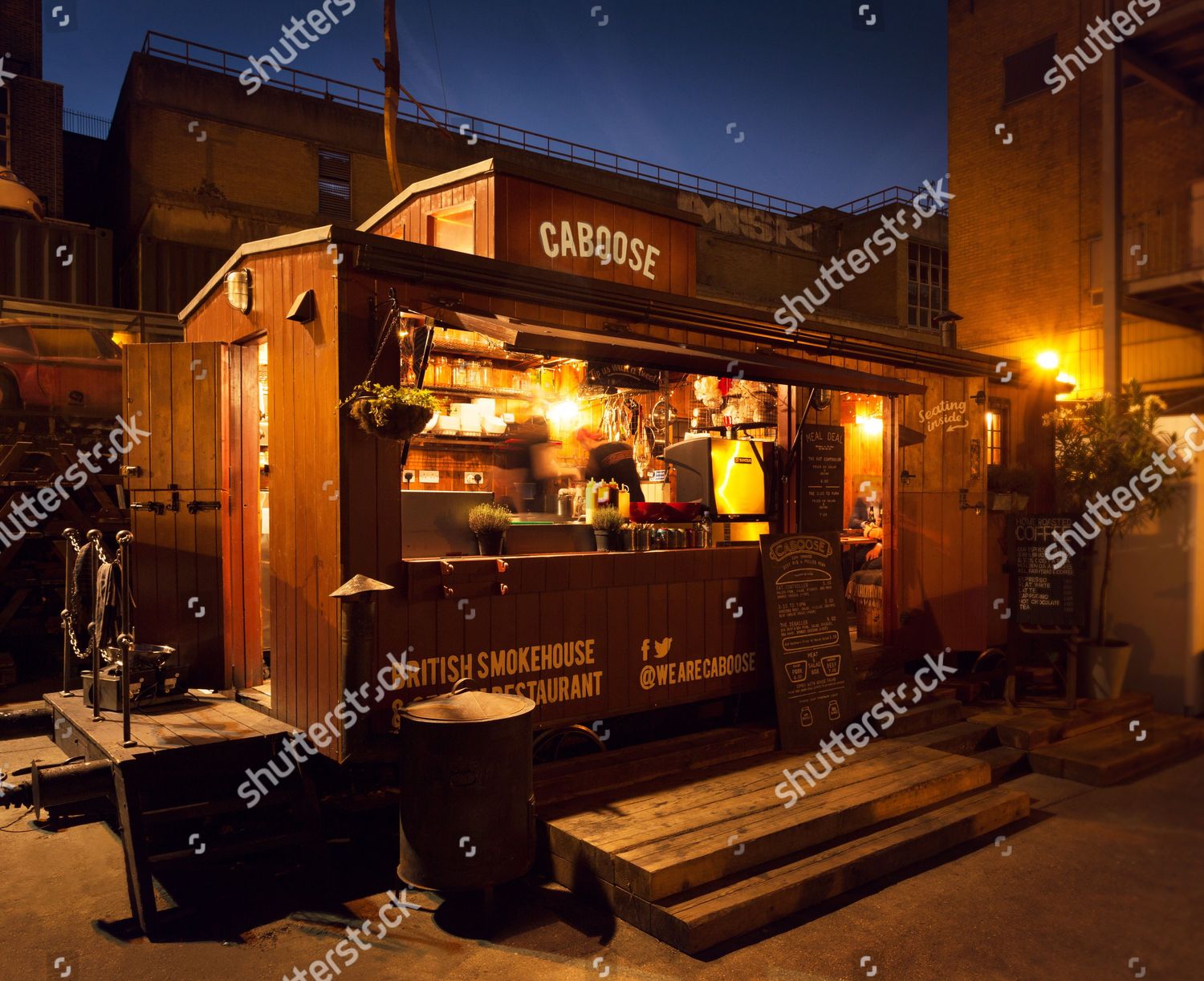 Caboose Restaurant Editorial Stock Photo - Stock Image | Shutterstock