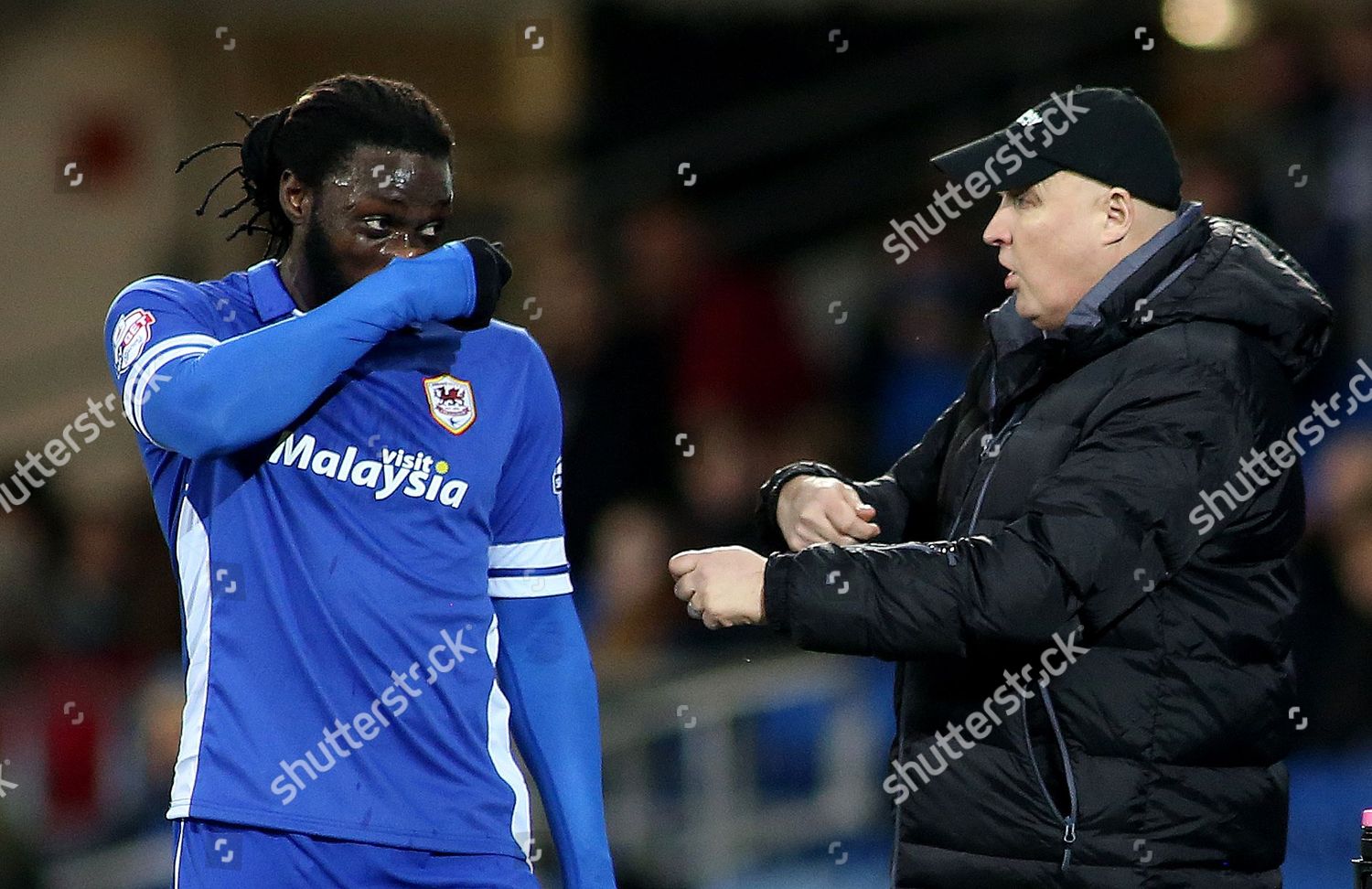 Cardiff City Manager Russell Slade Talks Editorial Stock Photo - Stock ...