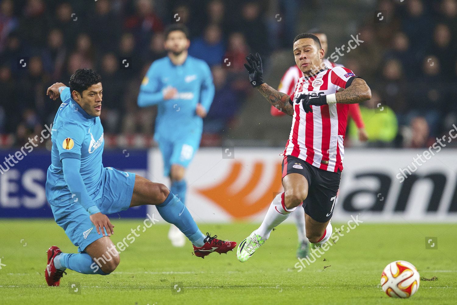 Lr Hulk Fc Zenit Memphis Depay Editorial Stock Photo - Stock Image ...