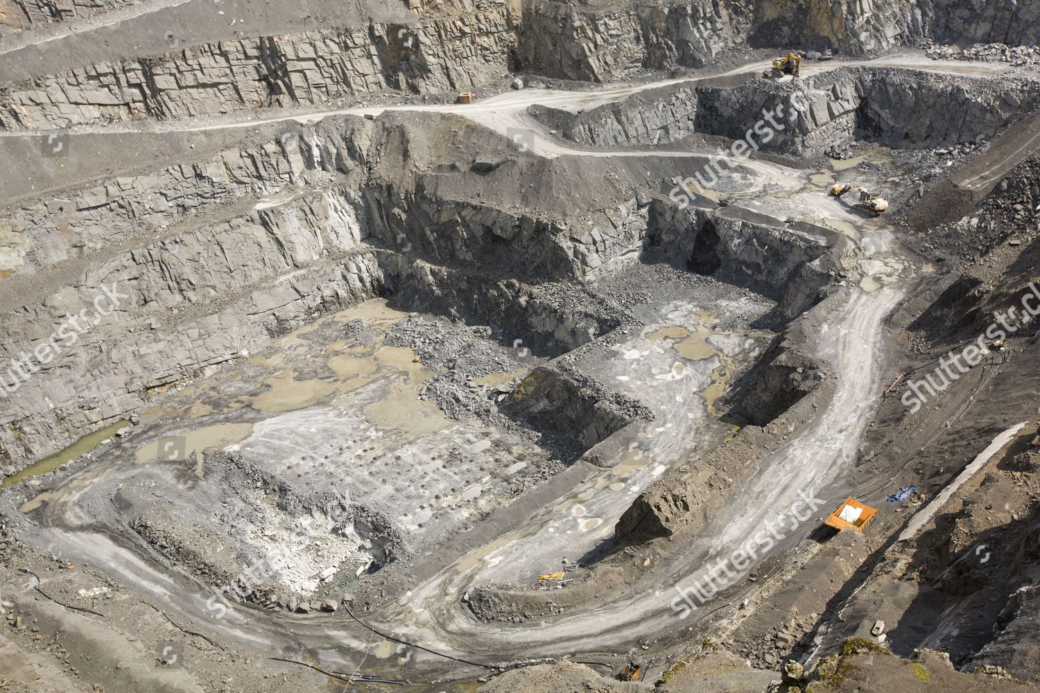 Dry Rigg Quarry Helwith Bridge Yorkshire Editorial Stock Photo - Stock ...