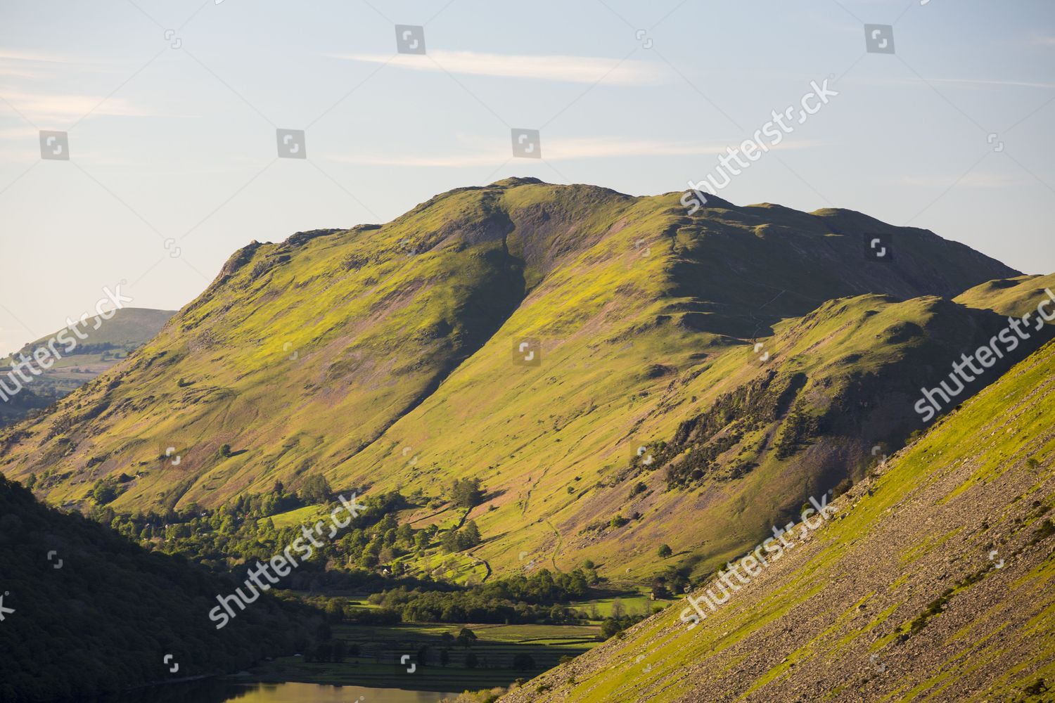 Looking Down Place Fell Ullswater Valley Editorial Stock Photo - Stock ...