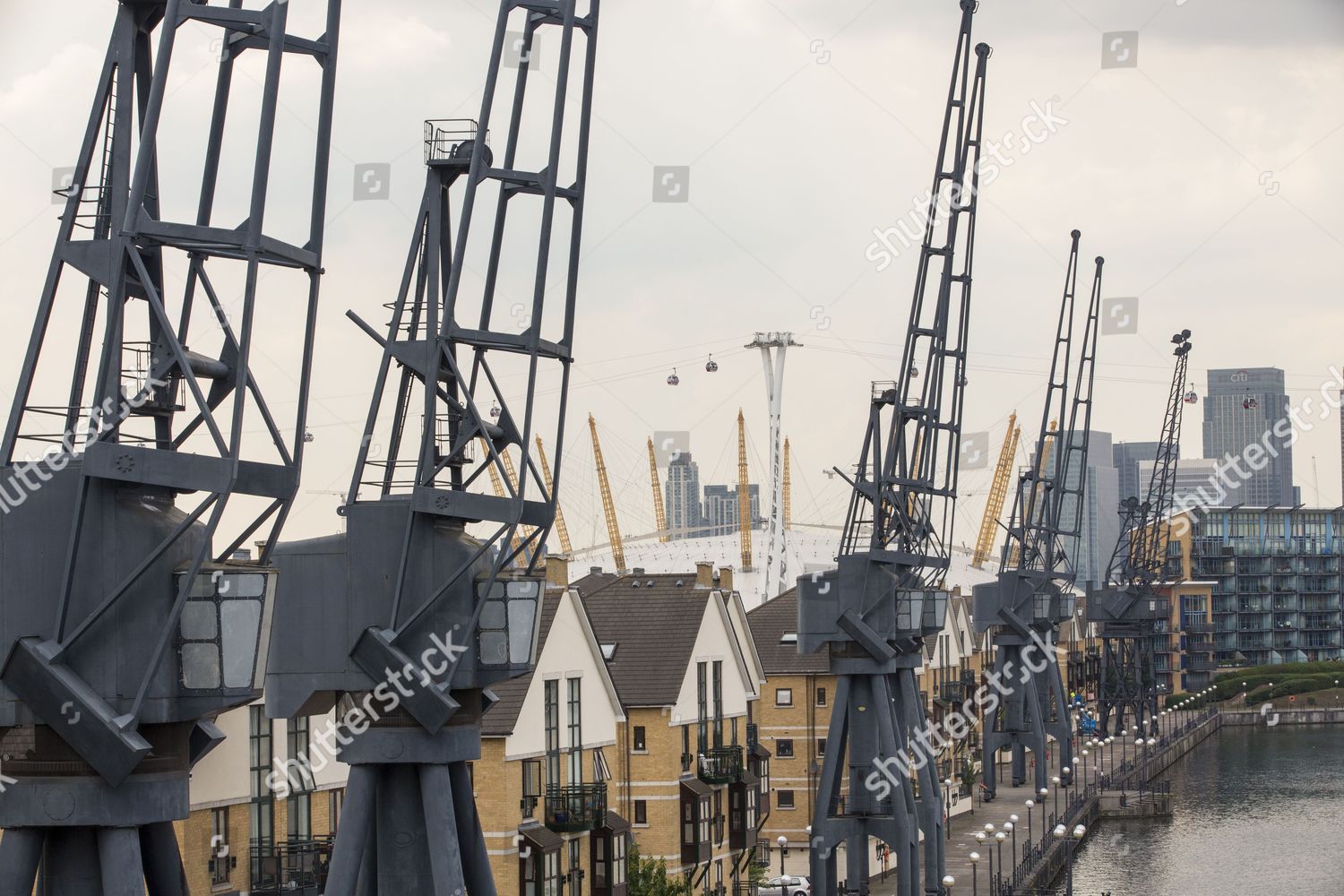 O2 Arena Emirates Air Line Cable Editorial Stock Photo - Stock Image ...