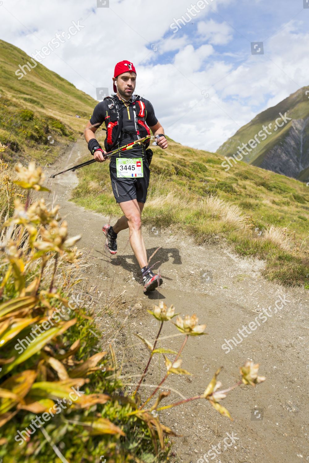Mountain Racers Undertaking Ultra Tour Du Editorial Stock Photo - Stock ...