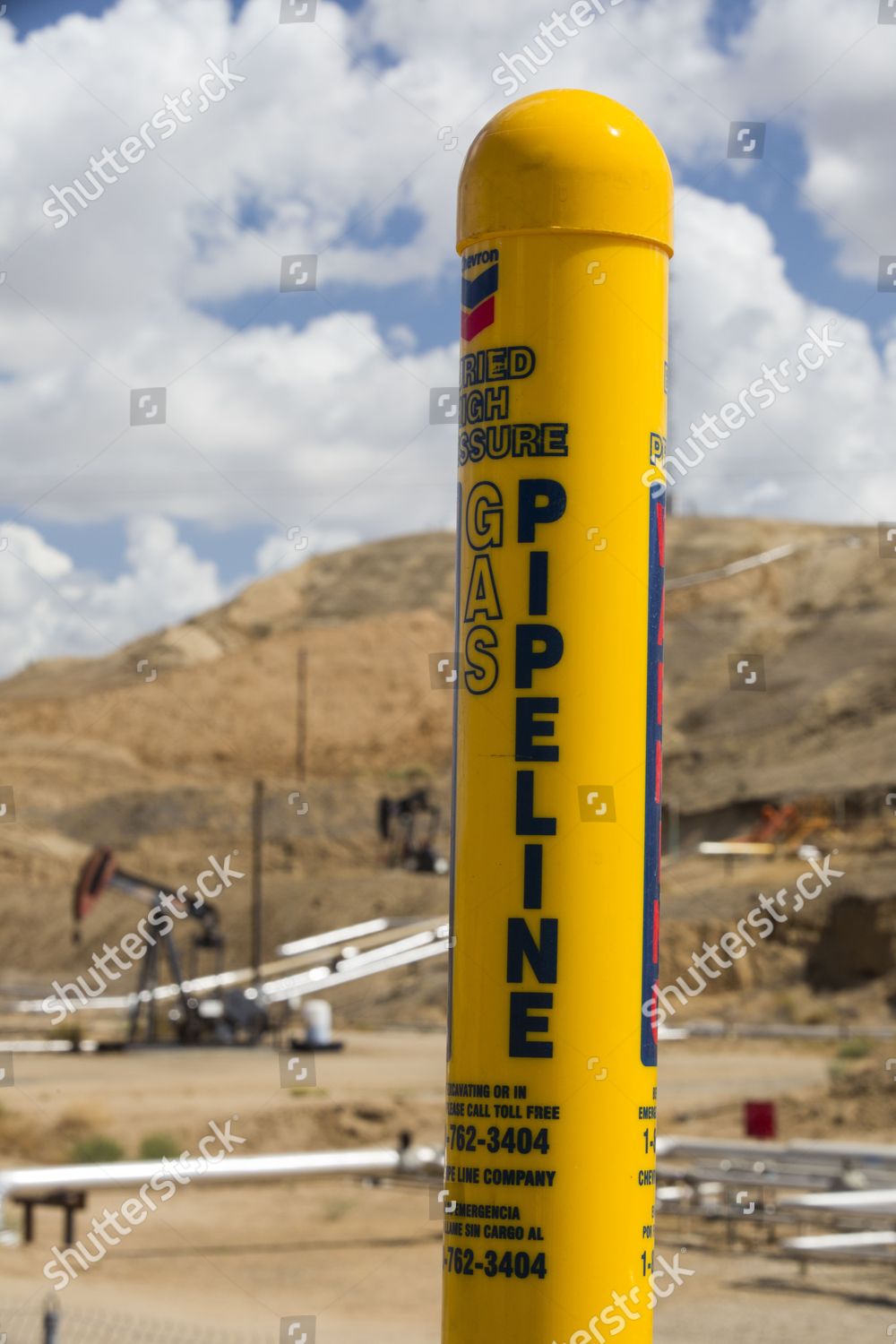 Gas Pipeline Kern River Oilfield Oildale Editorial Stock Photo - Stock ...