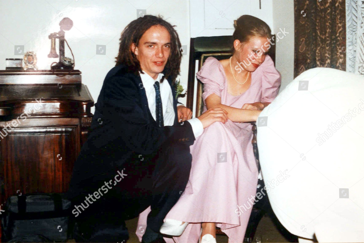 Justin Hawkins Wedding His Girlfriend Kathryn Editorial Stock Photo ...