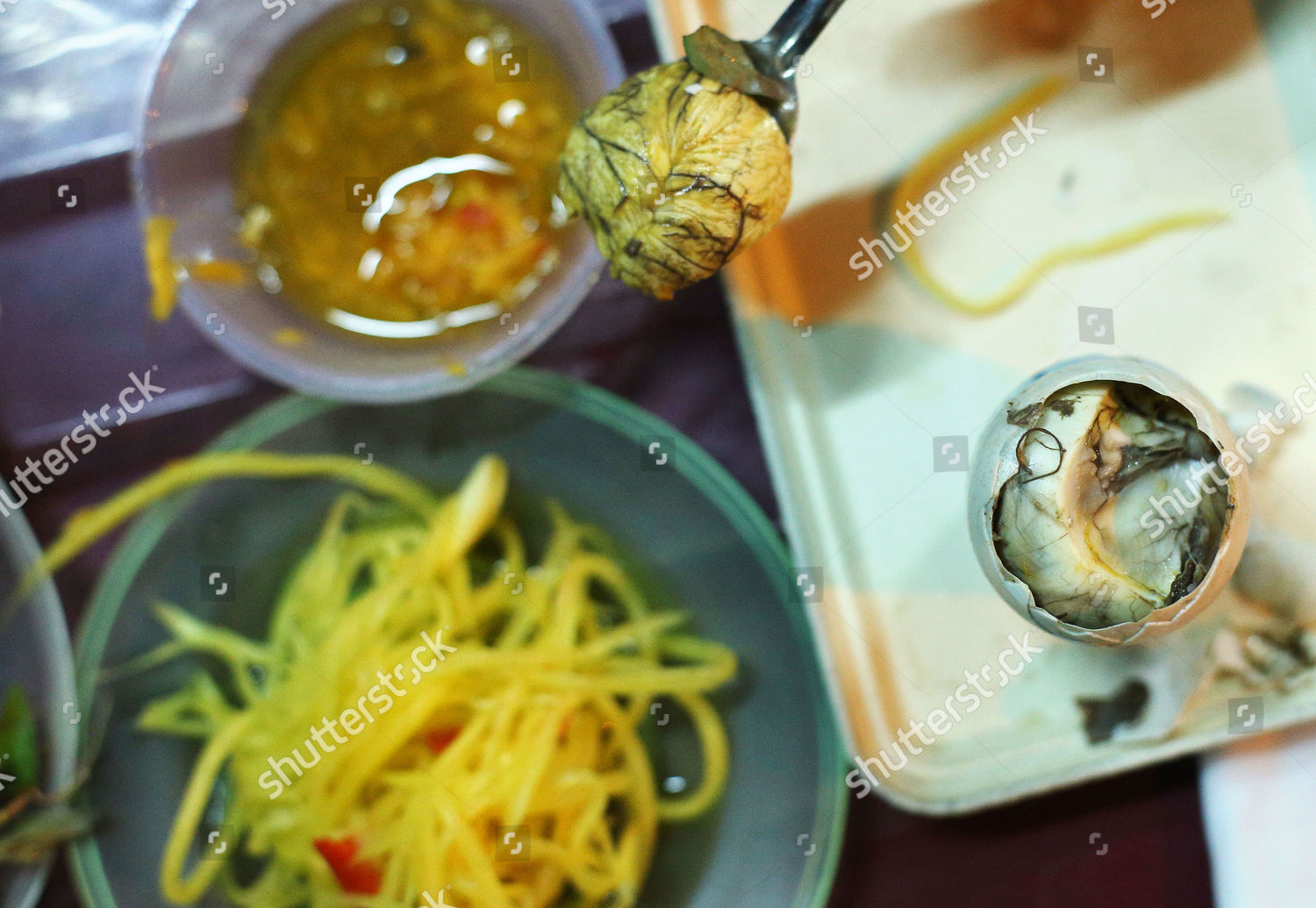 Vietnam Street Food Balut Egg Duck Editorial Stock Photo - Stock Image ...