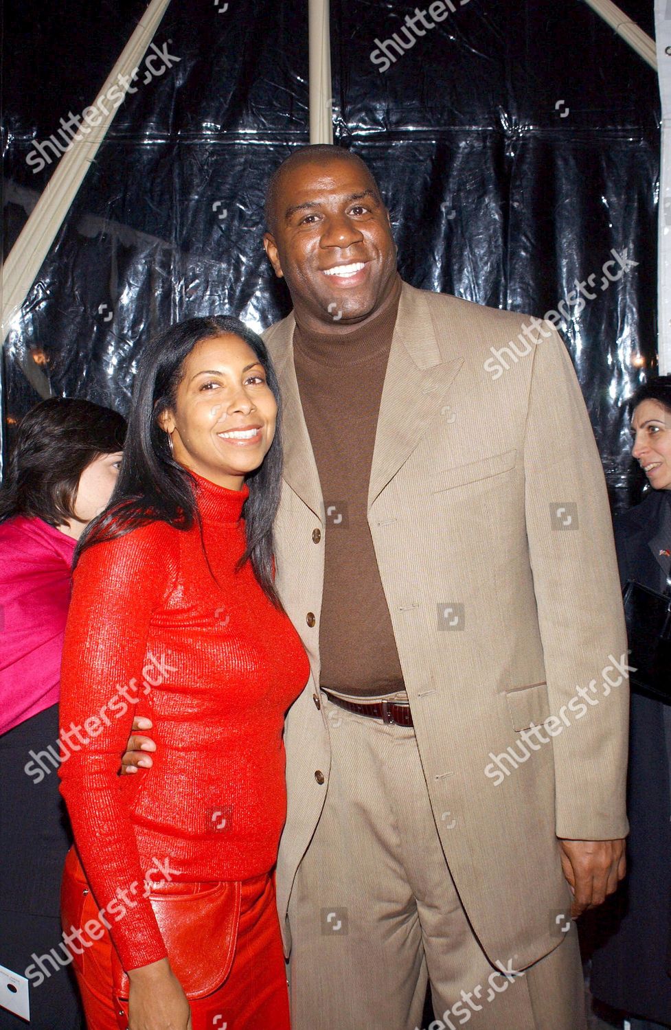 Earvin Magic Johnson Wife Cookie Editorial Stock Photo - Stock Image ...