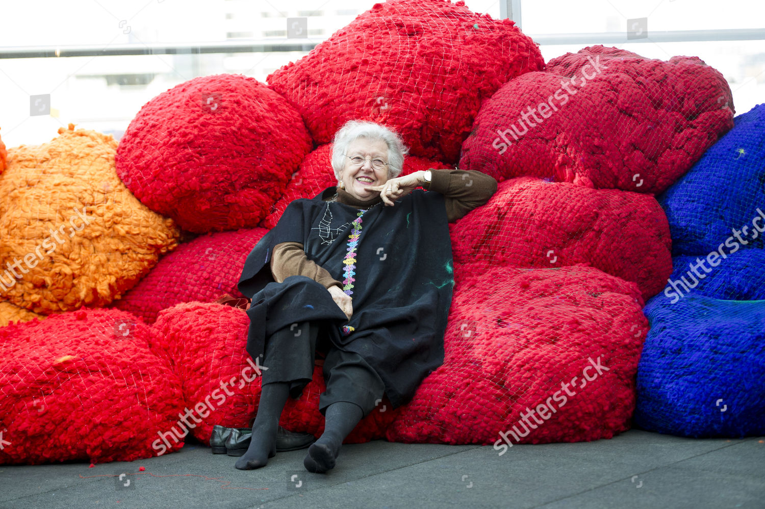 Artist Sheila Hicks Installation Editorial Stock Photo - Stock Image ...